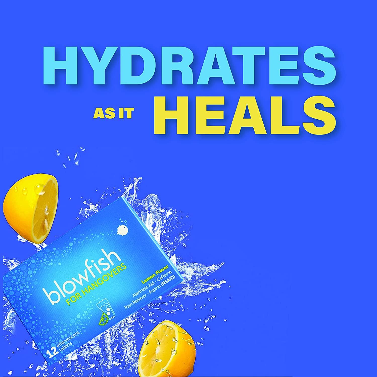 Blowfish for Hangovers - FDA-Recognized Formulation Guaranteed to Relieve Hangover Symptoms Fast ...