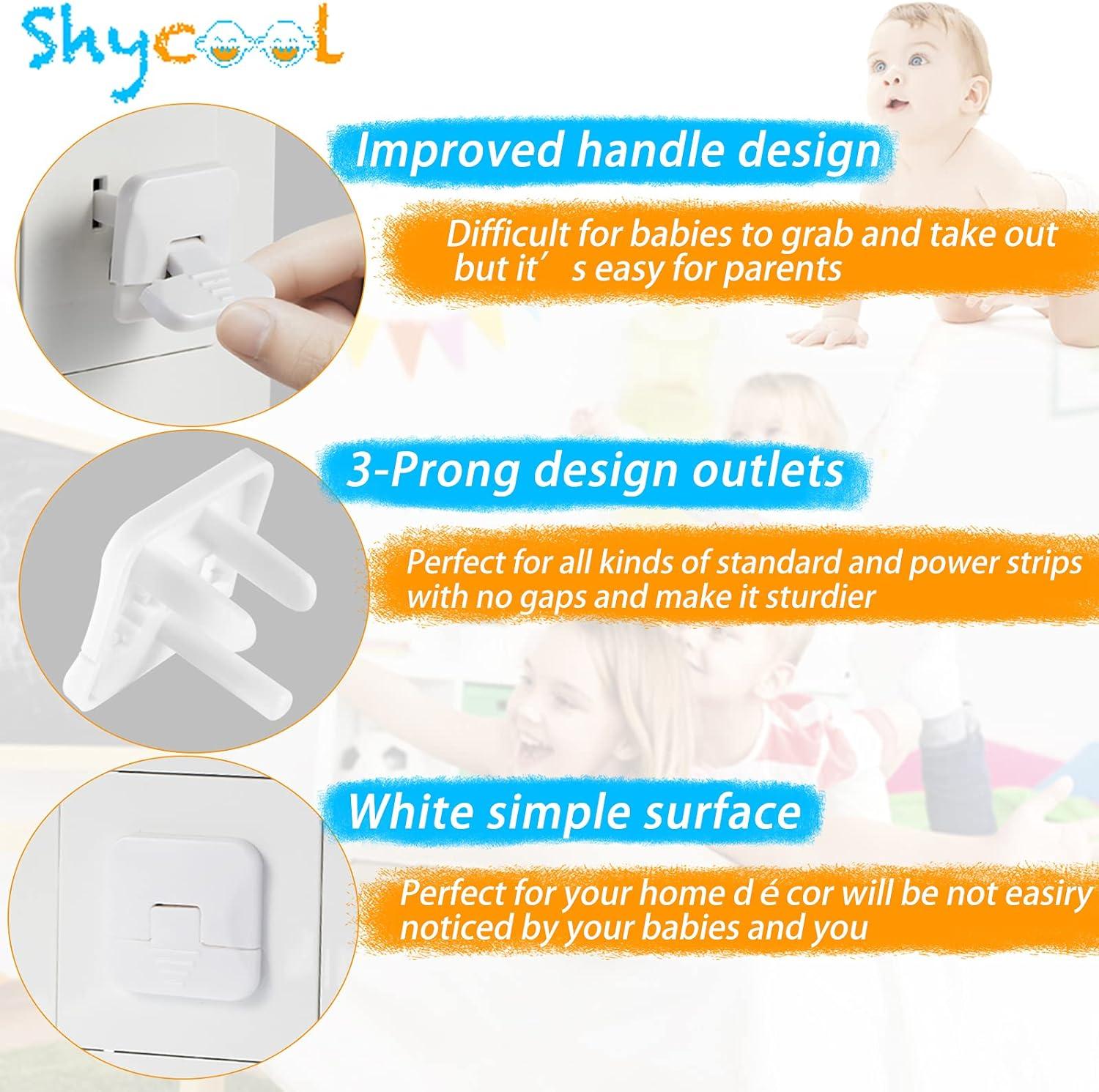 Baby Proofing Outlet Protector Plugs - 37 Pack Hidden Pull Handle ...