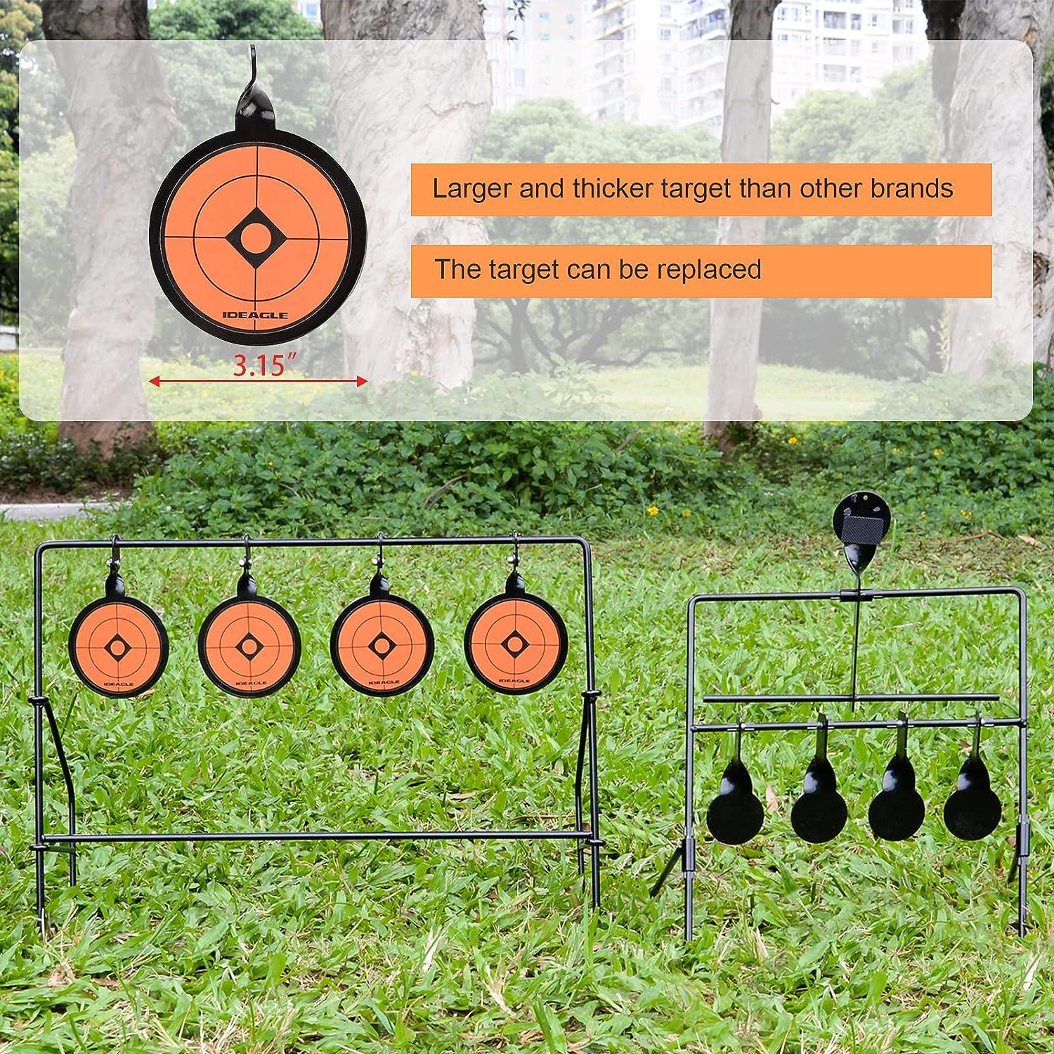 Ideagle BB Gun Targets Heavy Metal Spinning Pellet Shooting Target for ...
