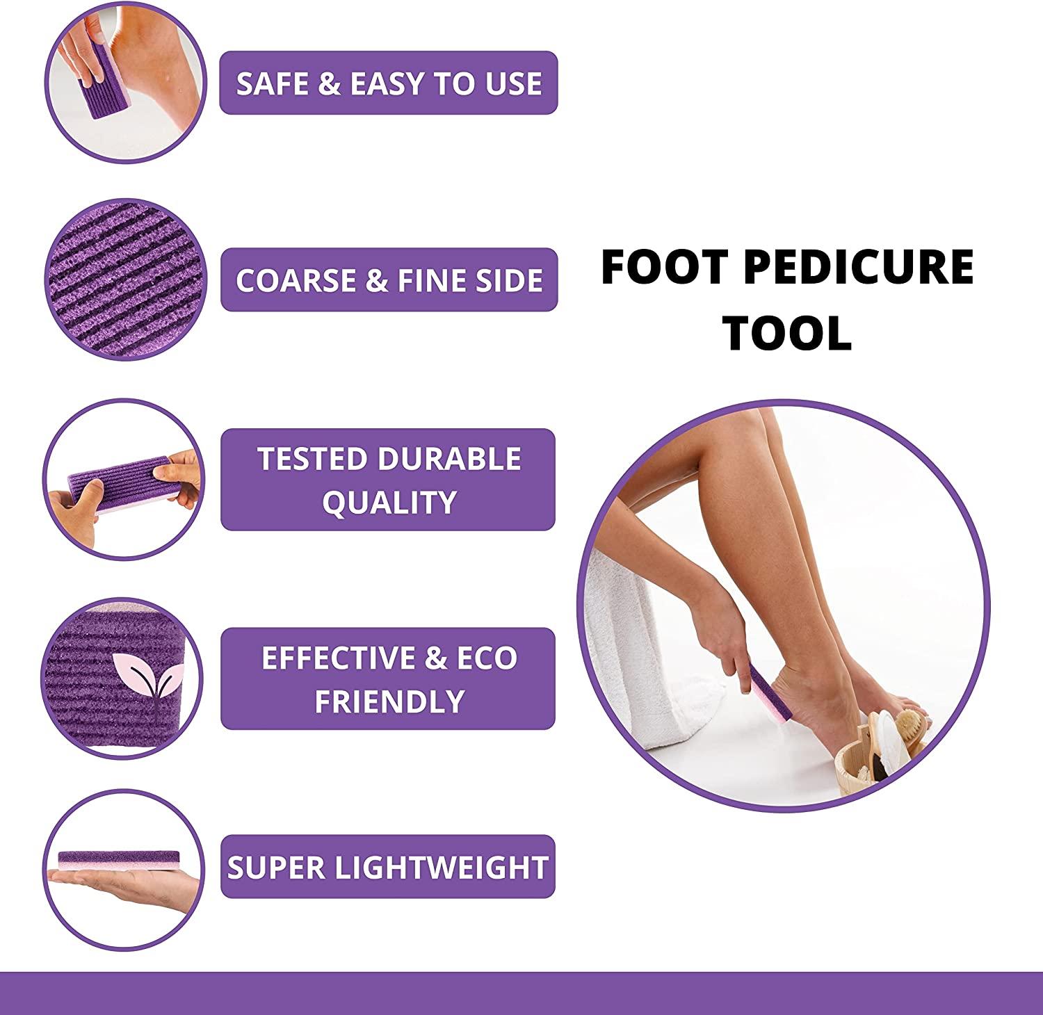 Purple Love Natural Pumice Stone - Professional Exfoliating Rock for ...