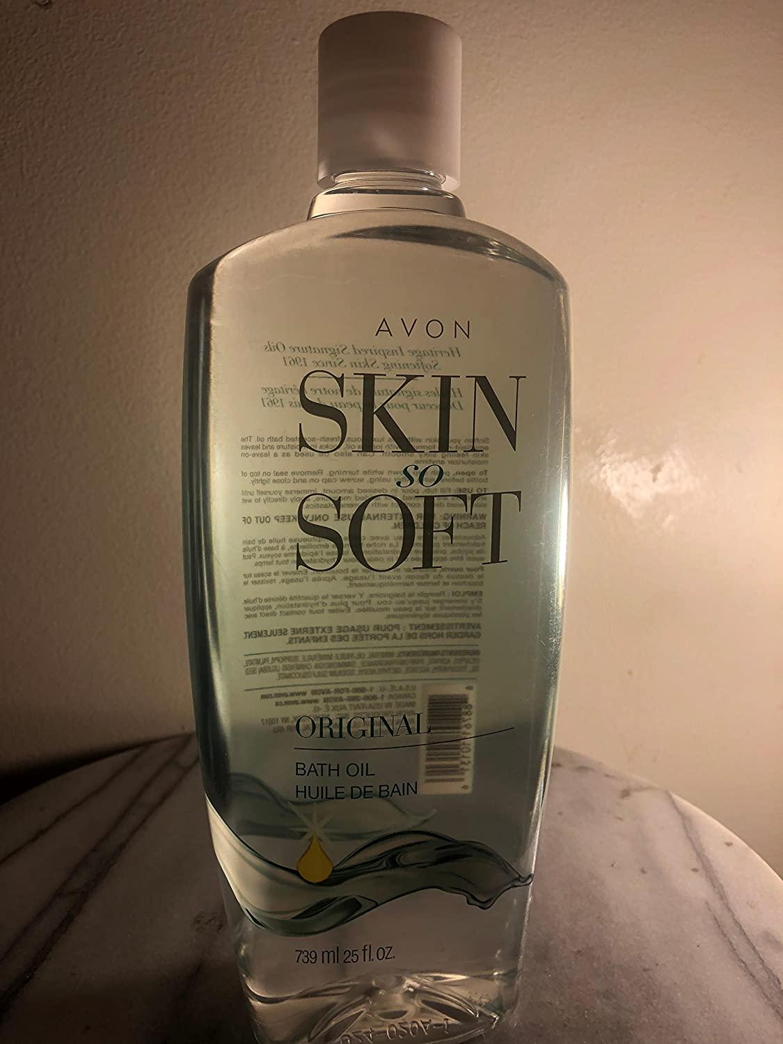 AVON Skin So Soft Original Bath Oil 739 ml - Bonus Size (25 fl.oz ...