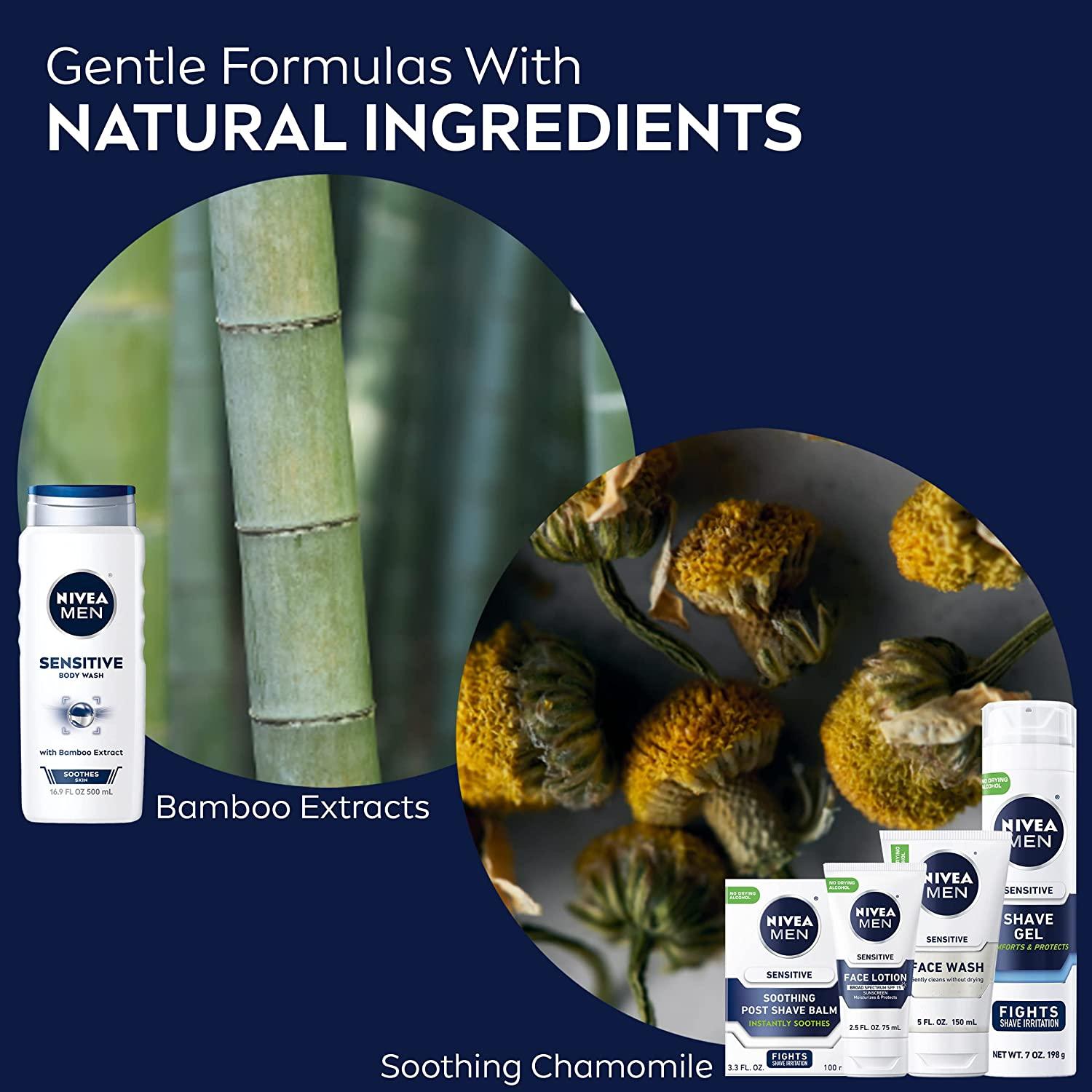 NIVEA MEN Complete Collection Skin Care Set for Sensitive Skin - 5pc ...