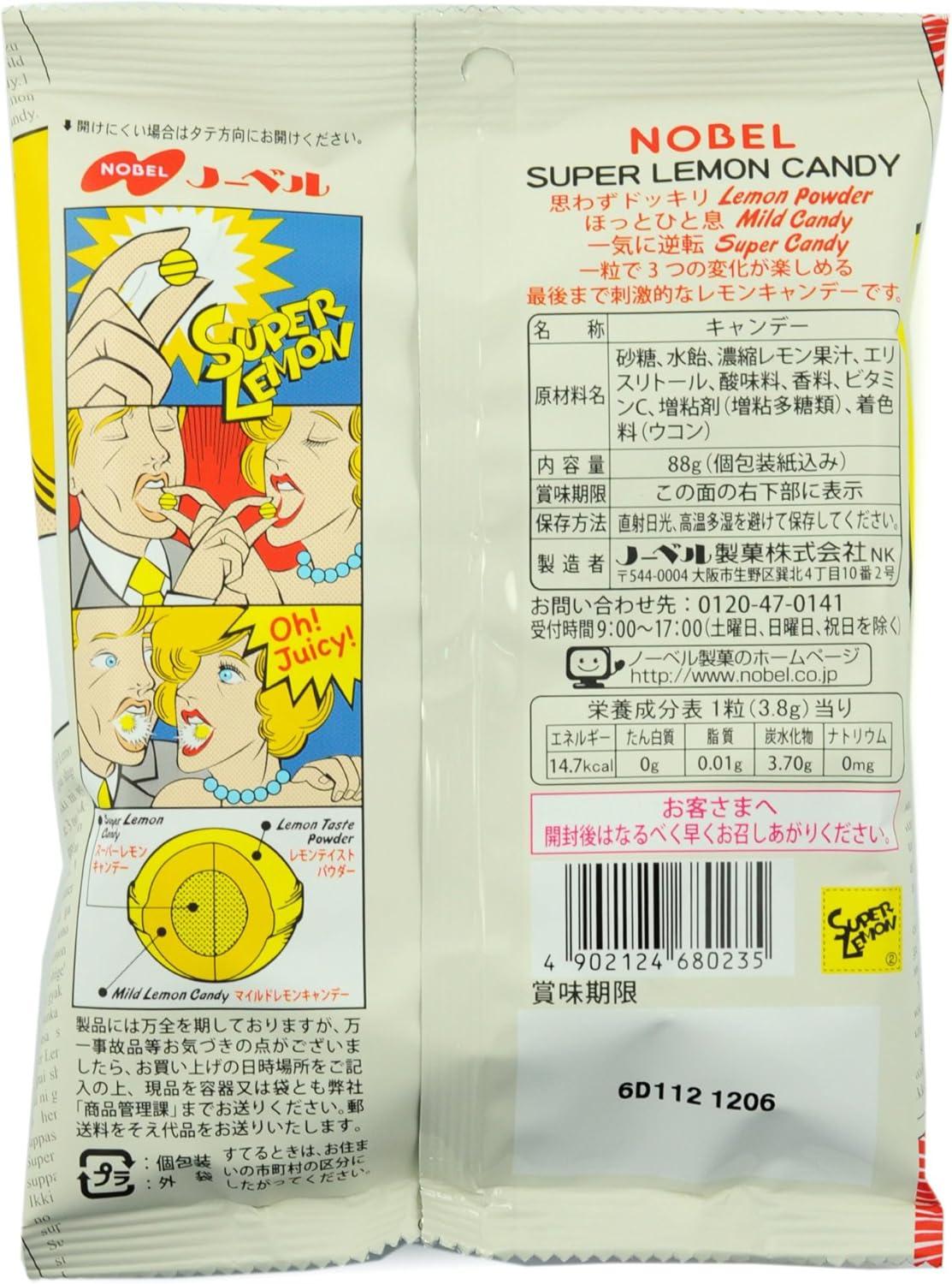 Nobel Super Lemon Candy 3.09 Ounce by Nobel | Buy Now with Express ...