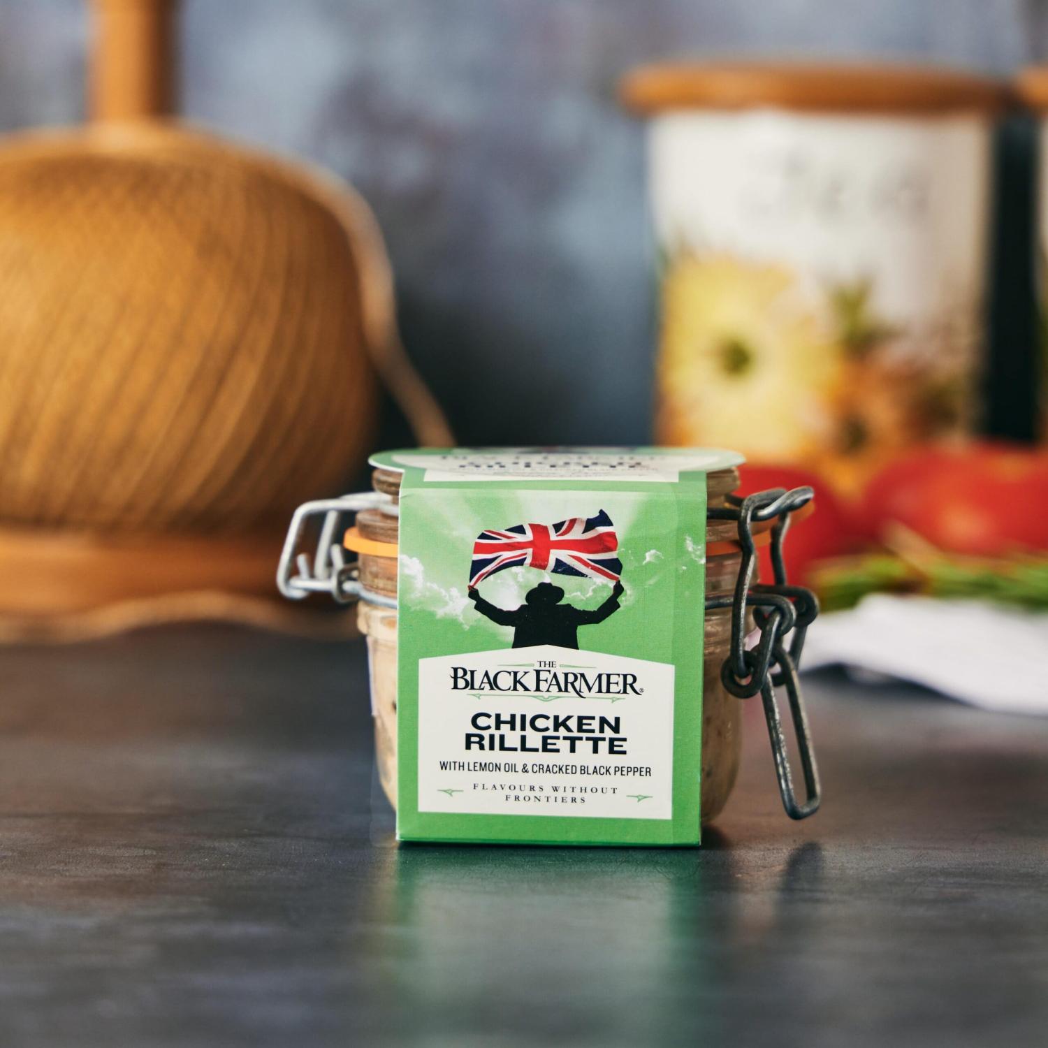 Gluten free Chicken Rillette with Lemon Oil and Cracked Black Pepper (110g x 6) - Slow-cooked ...