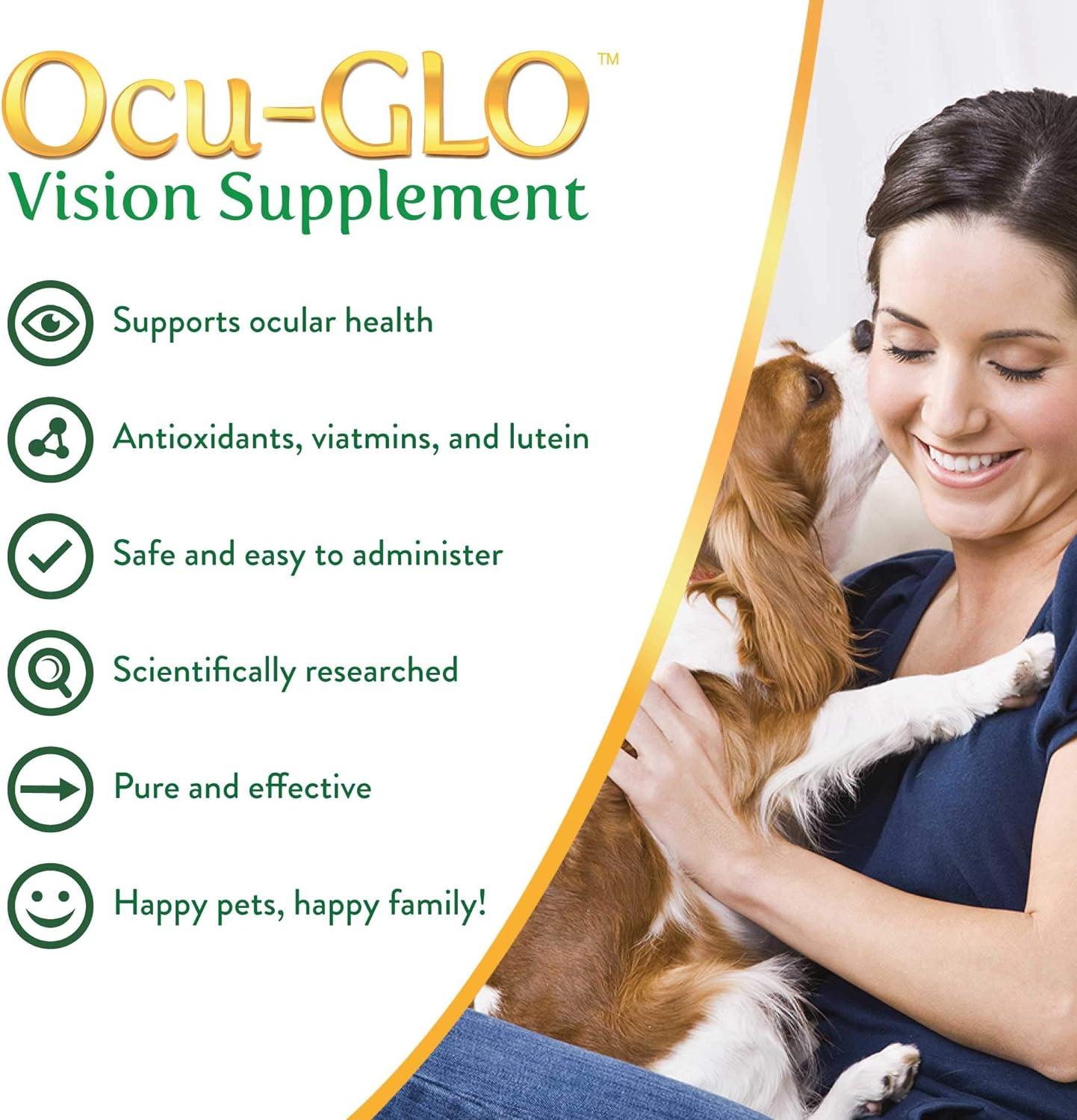 Ocu-GLO PB Vision Supplement - Lutein, Omega-3, Grape Seed Extract ...