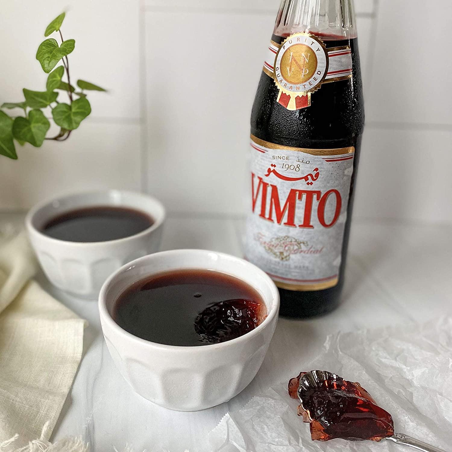 Vimto Fruit Syrup Concentrate - Flavorful Cordial for Drinks & Tea 25 ...