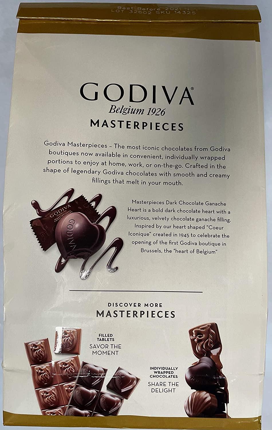 Godiva Belgium 1926 Dark Chocolate Hearts 14.8 Oz - Iconic Masterpieces | Buy Now with Express ...