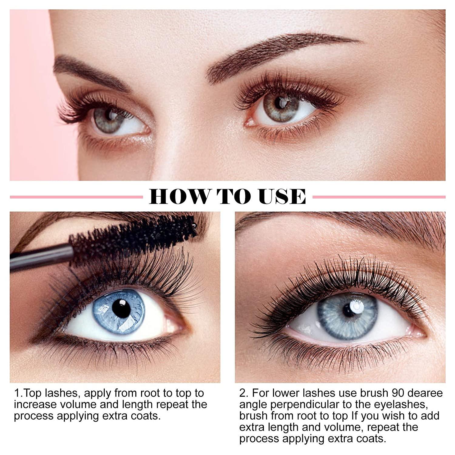 4d Silk Fiber Lash Mascara Waterproof Mascara Longer Thicker