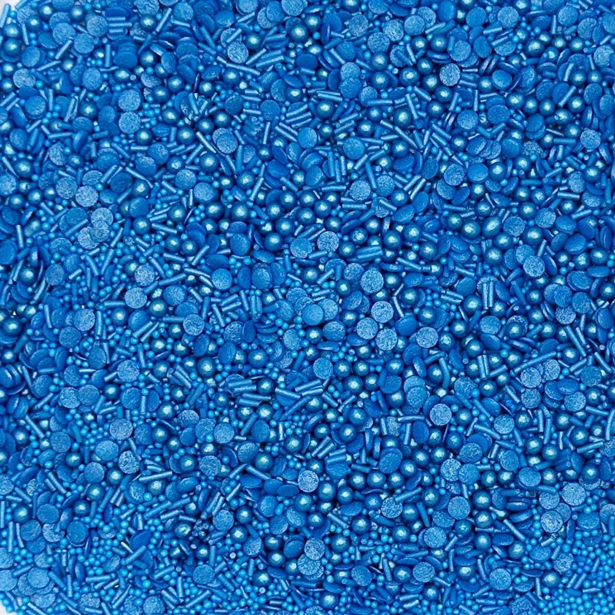 Glimmer Blue Cake Topper Sprinkles - 30g Edible Shimmer Cupcake ...