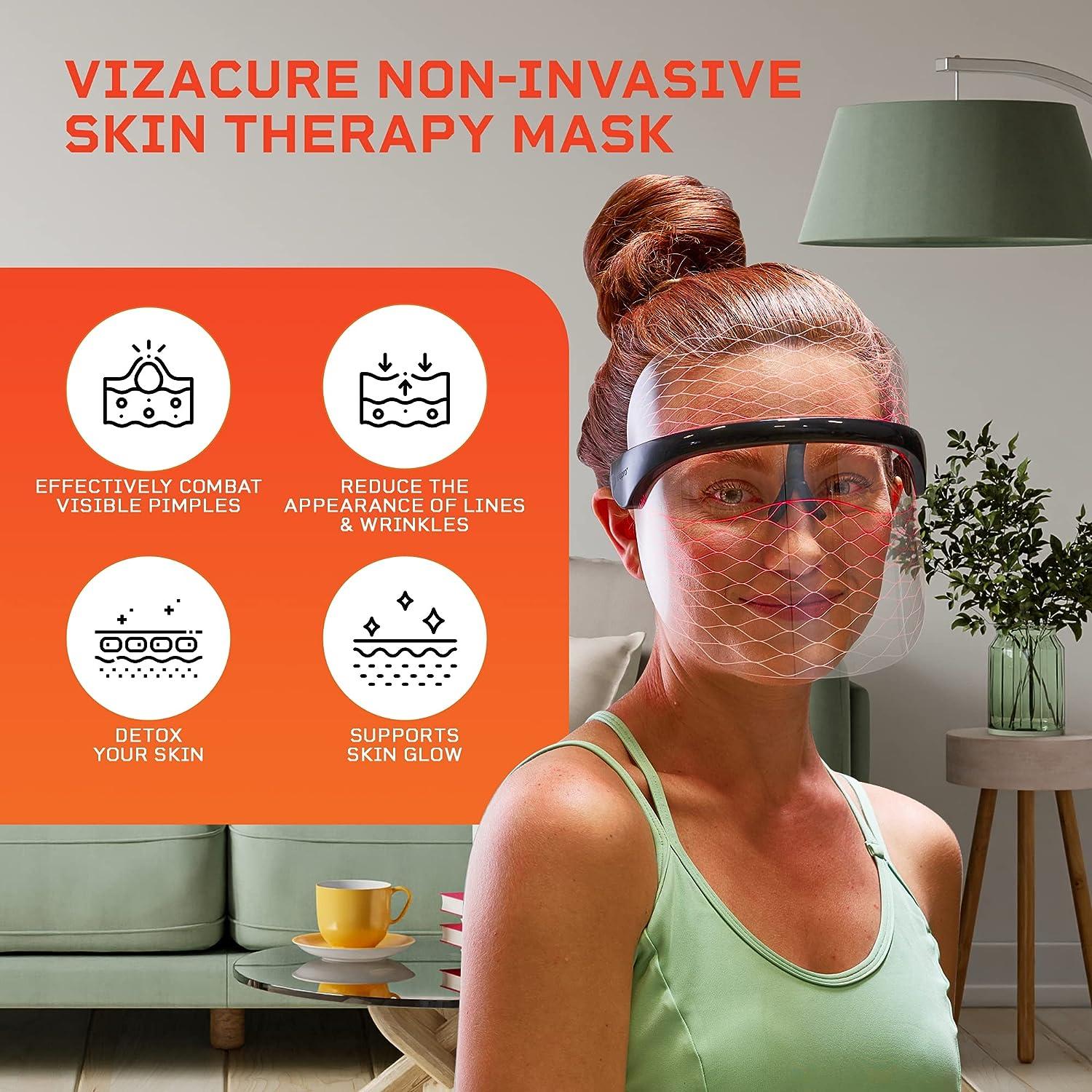 LifePro LED Face Mask Light Therapy - Portable LED Light Therapy for ...