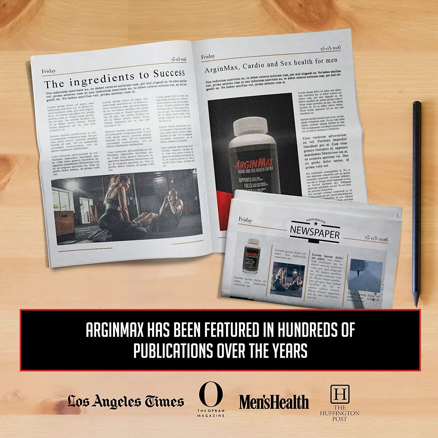 ArginMax Men 180 Capsules - Daily Wellness for Enhanced Vitality ...