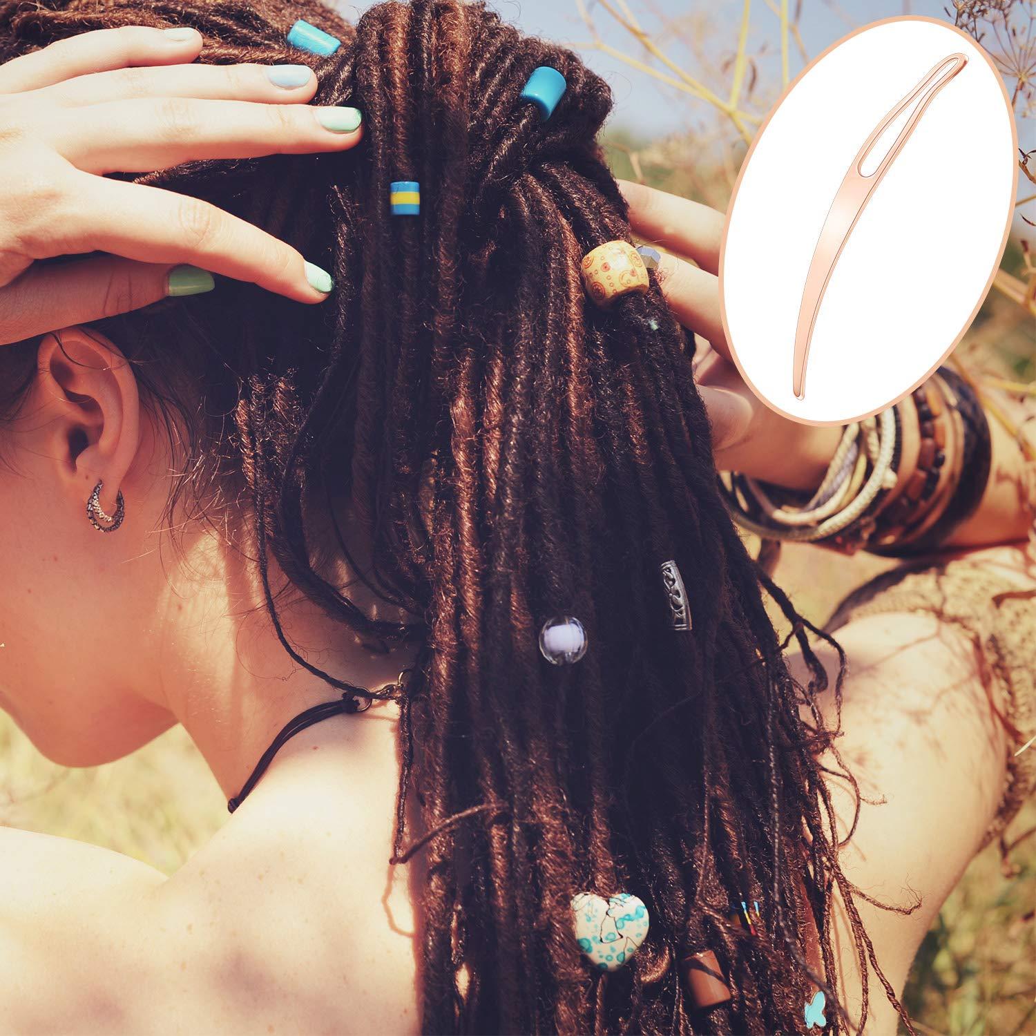 12-Piece Interlocking Tool Dreadlocks Kit - Easyloc Hair Tool for ...