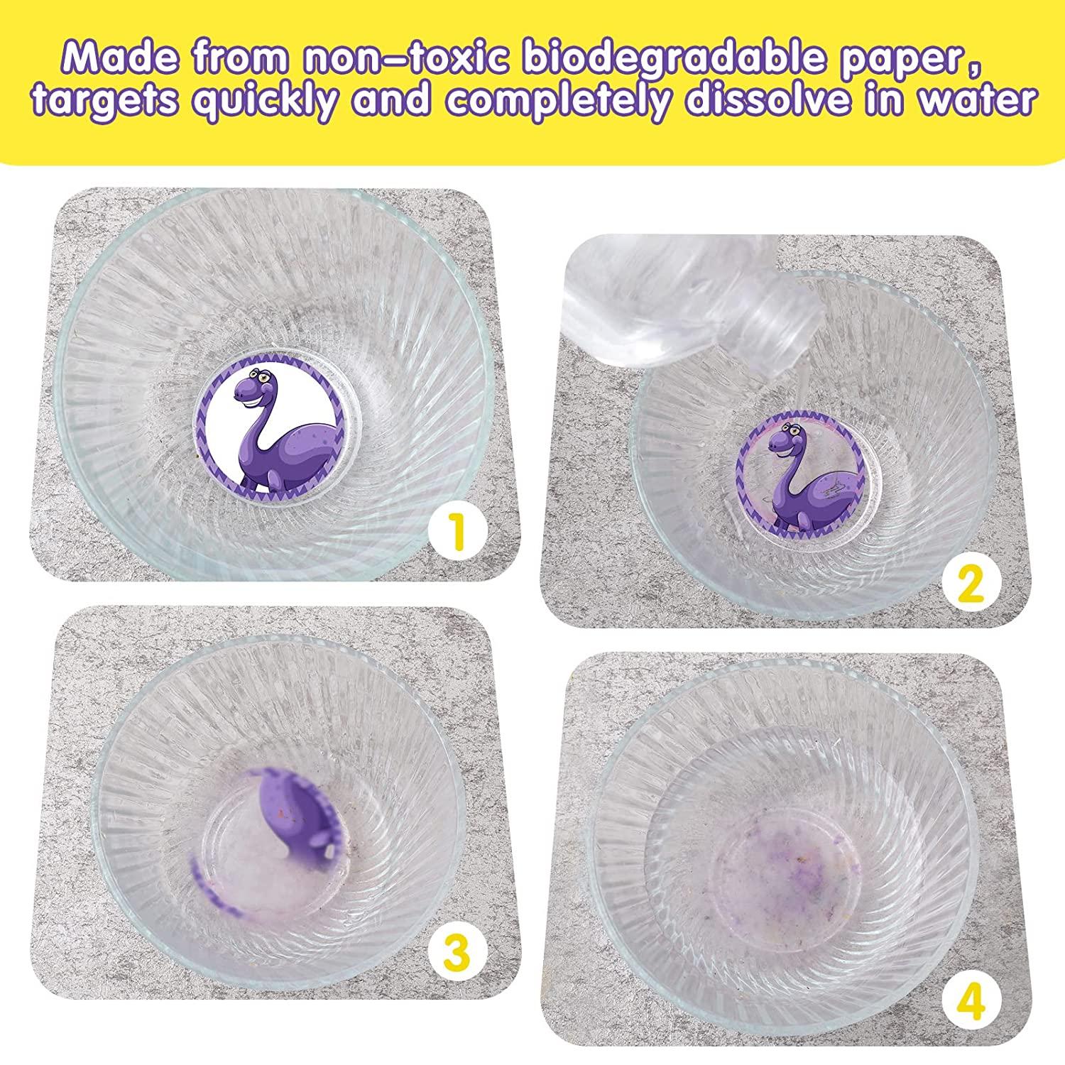 120 Pcs Flushable Dinosaur Toilet Targets for Boys Training | Pee ...