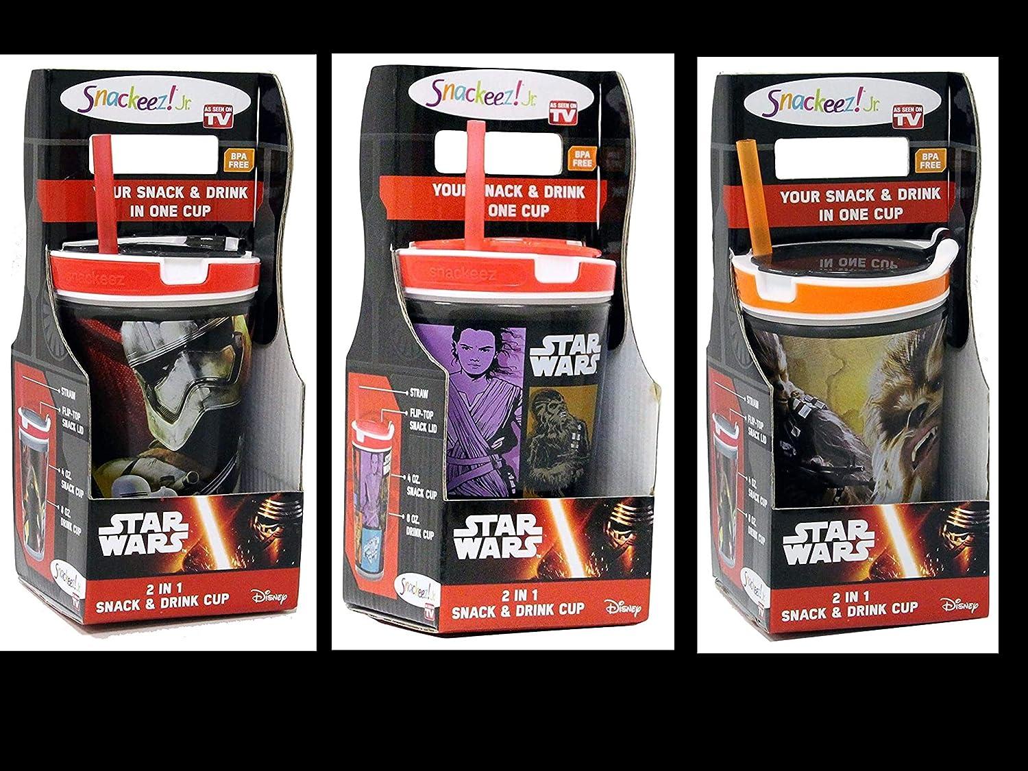 Snackeez Jr 2-In-1 Snack & Drink Cup Combo - Star Wars 7 Movie ...
