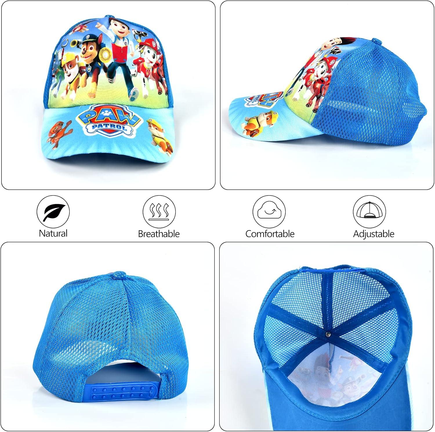 Shop Adjustable 2PC Kinder Baseball Caps for Kids - Dog Patrol Sun ...