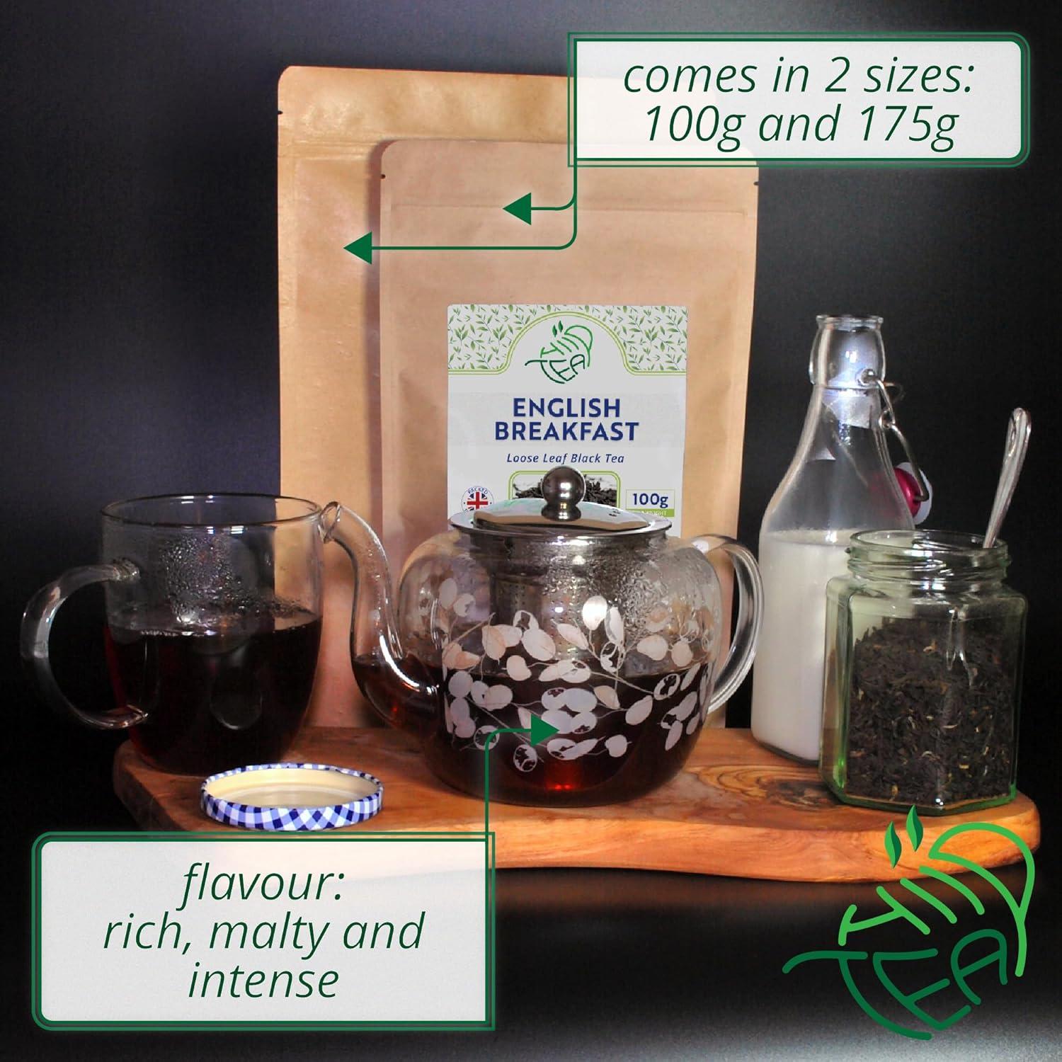 English Breakfast Loose Leaf Tea - Assam, Darjeeling & Ceylon BOP1 ...