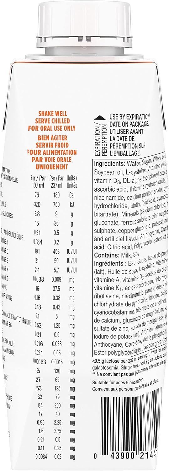 Boost Fruit Flavoured Drink Orange (237ml 24 count) + Boost Fruit ...