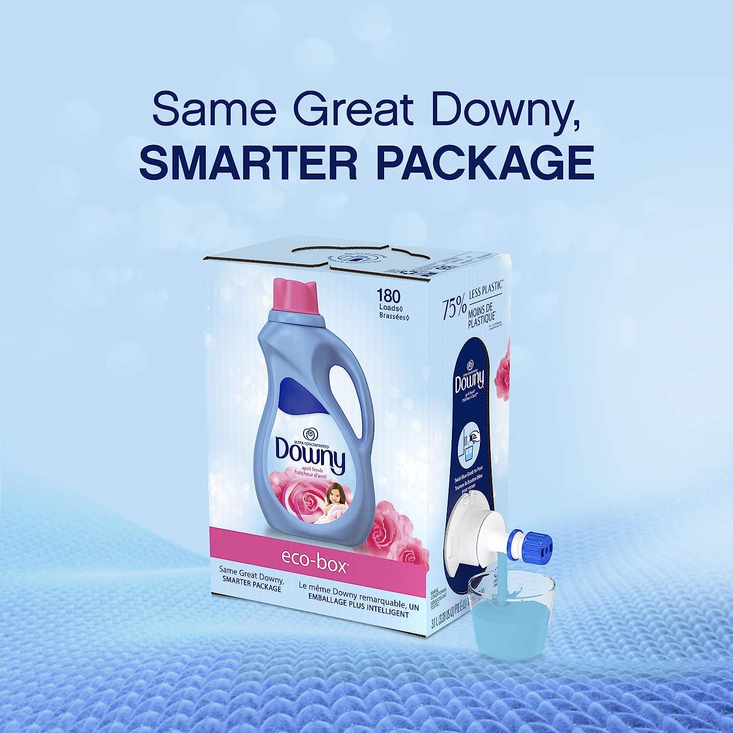 Downy Eco-Box April Fresh Fabric Softener - 180 Loads (105 fl oz) | Buy ...