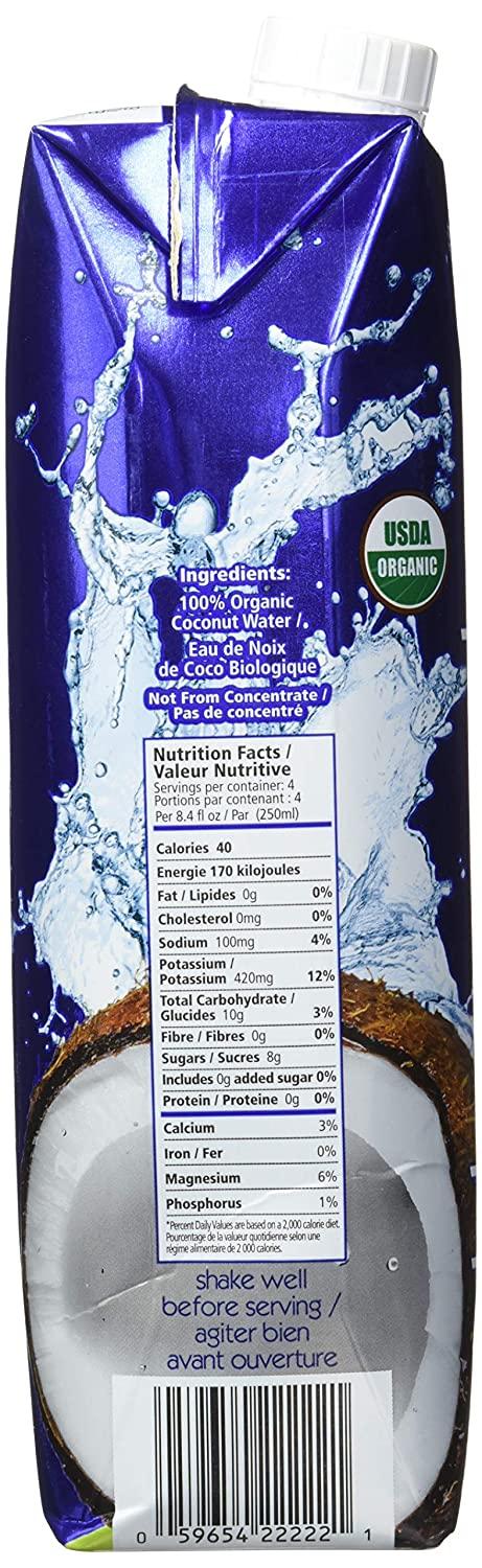 Organic Coconut Water - Blue Monkey 33.8 Fl Oz | Refreshing & Hydrating ...