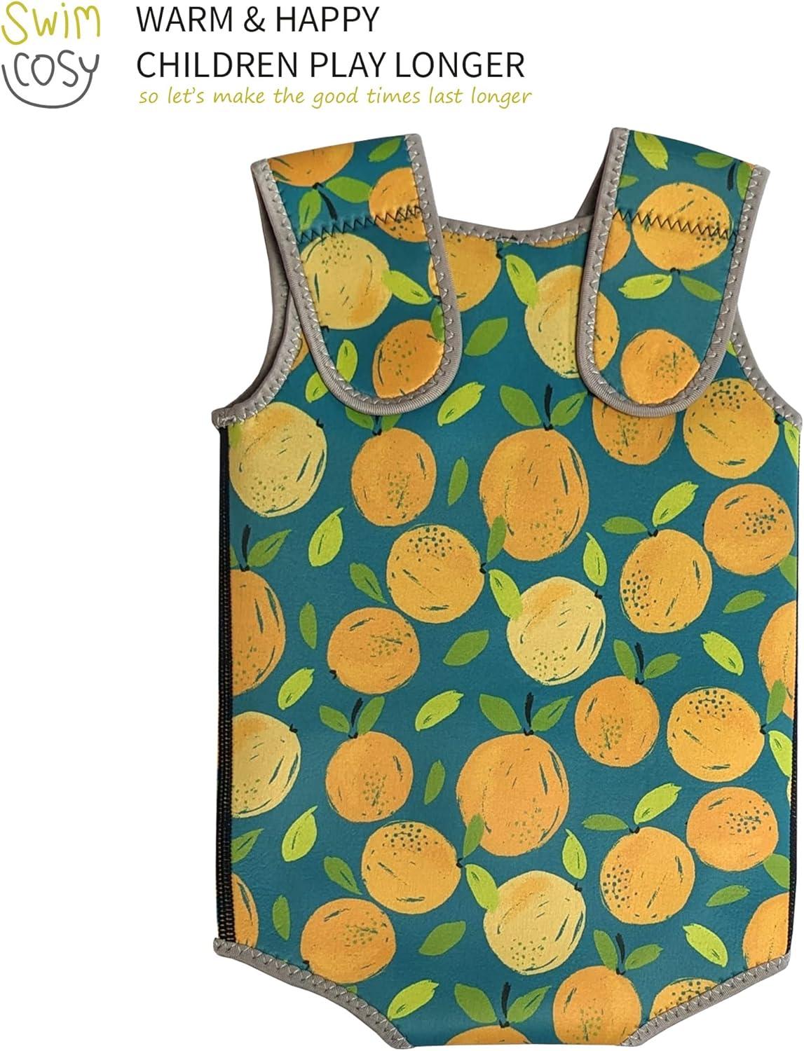 UPF50 Swim Cosy Baby/Toddler Wetsuit Vest - Neoprene Wrap Design ...