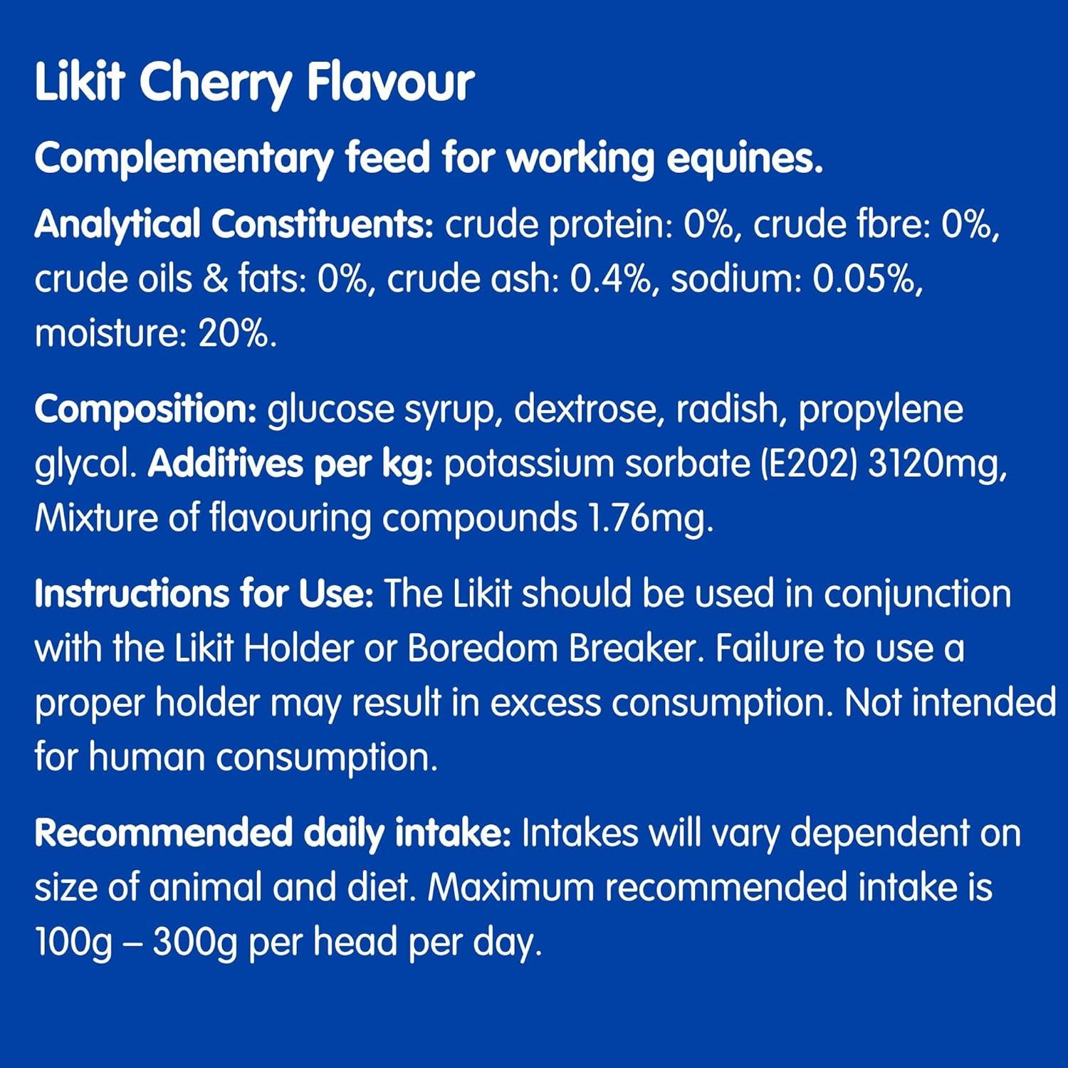 Little Likit Licks (Box Of 24) Cherry 650 g (Pack of 1) | Buy Now with ...