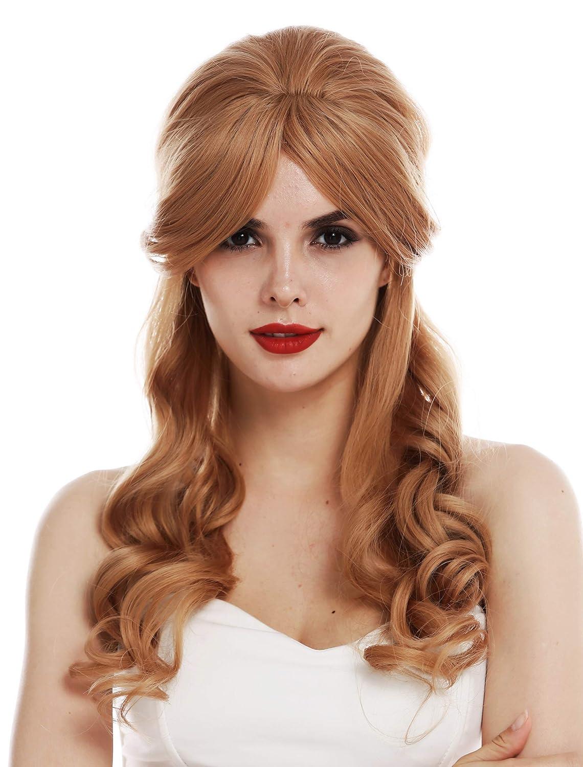 WIG ME UP WL-5070-22 Retro 50s 60s Beehive Curls Blonde Ladies Wig ...