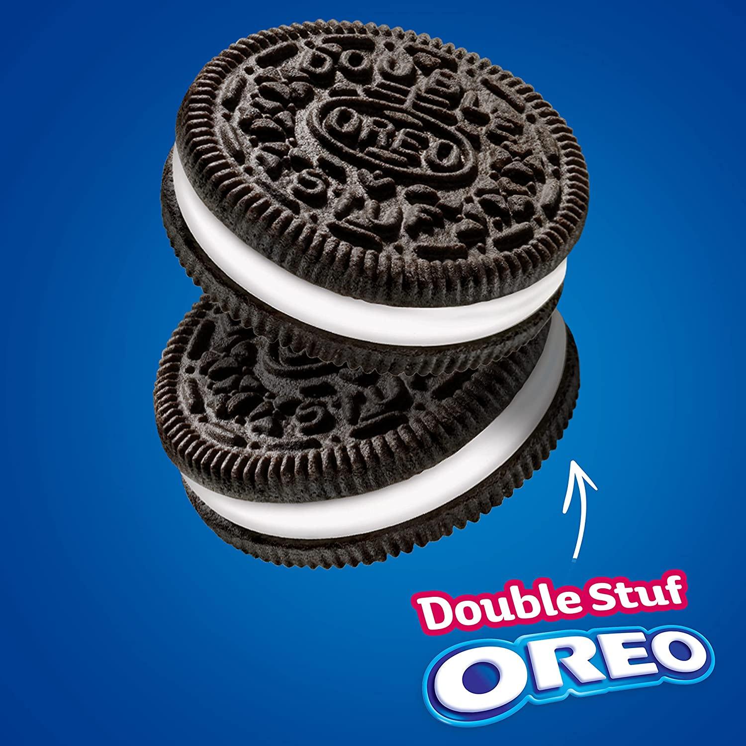 OREO Double Stuf Chocolate Sandwich Cookies 10 King Size Packs - Original Flavor 4.1oz/Pack ...