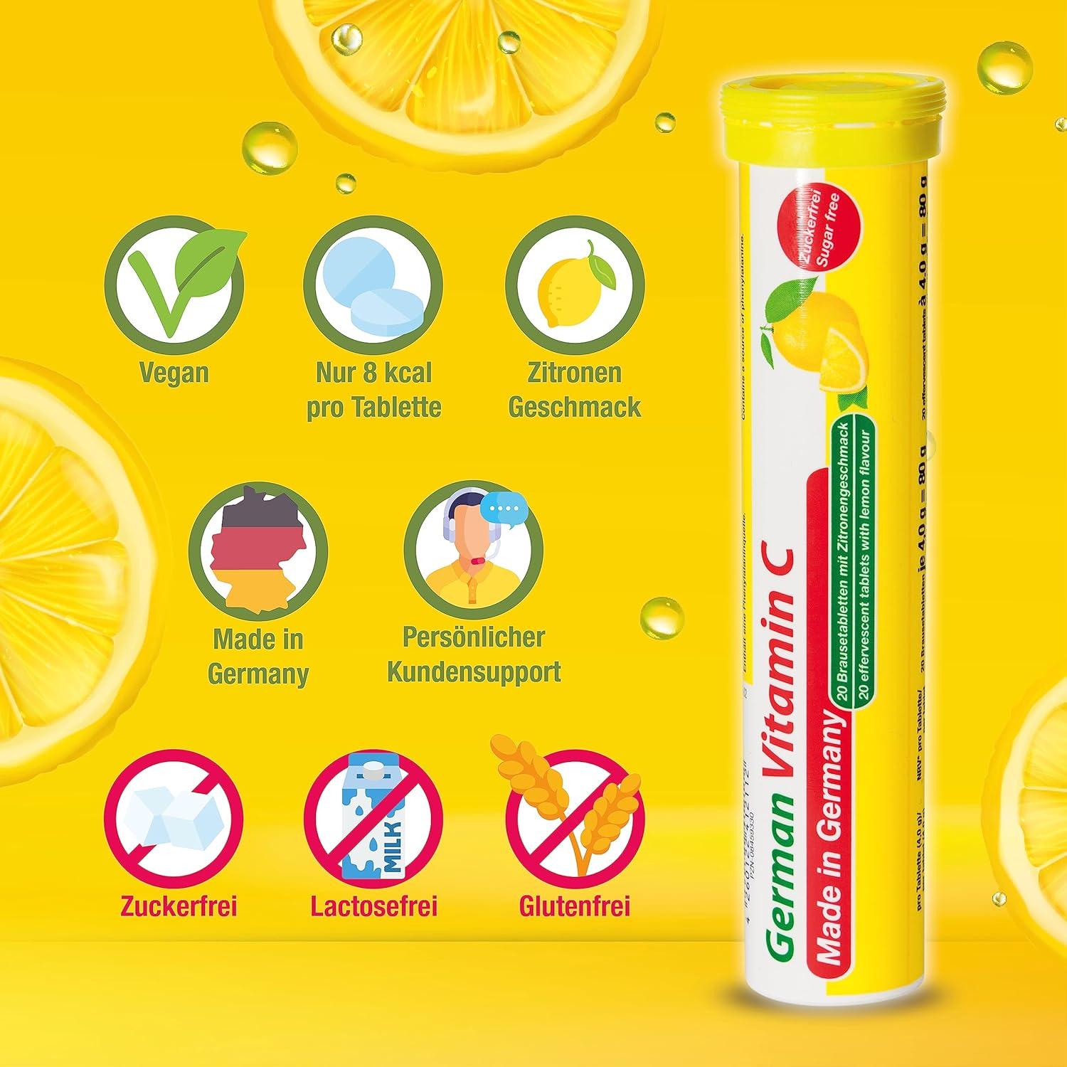 Buy T&D Pharma Vitamin C Effervescent Tablets - 180mg - Sugar-Free ...