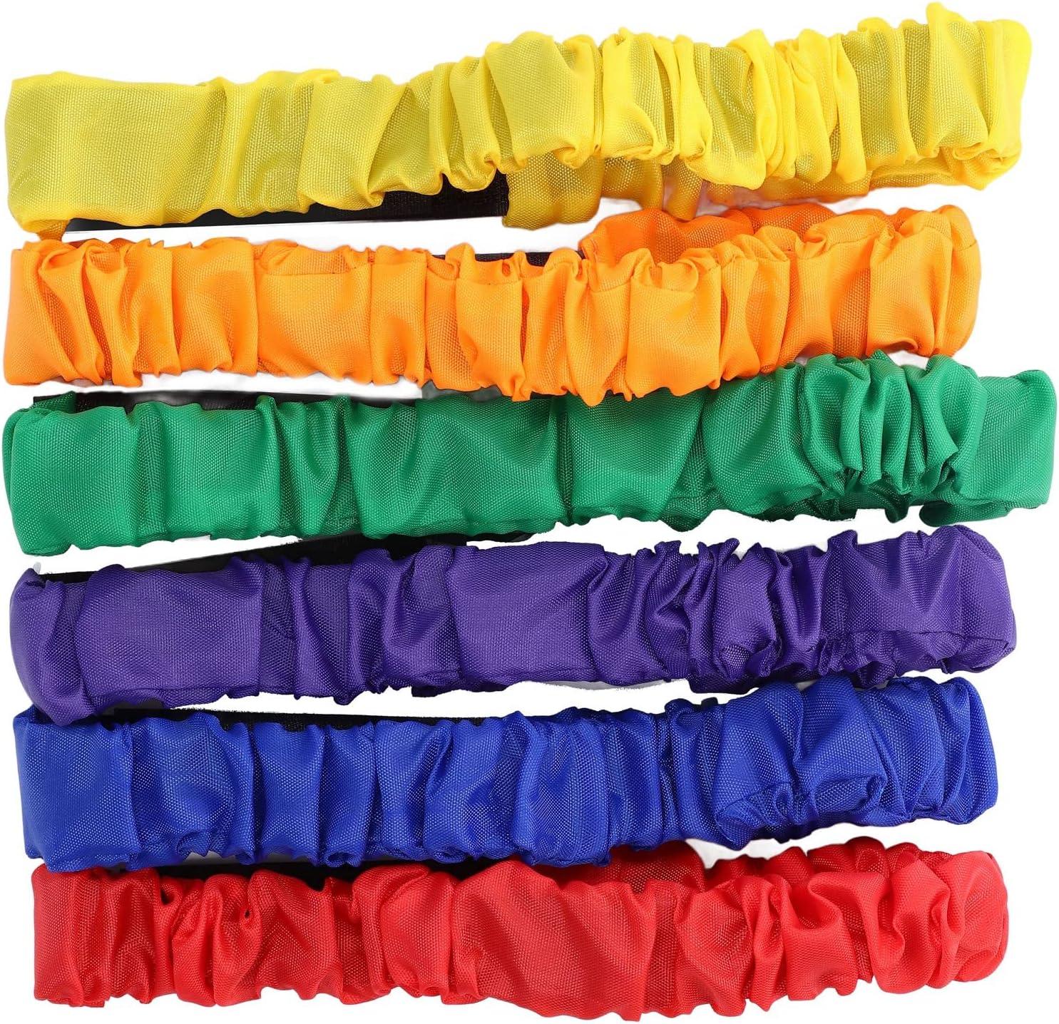 2-Person 3-Foot Racing Leg Loops - Soft Elastic Nylon Bandage for ...
