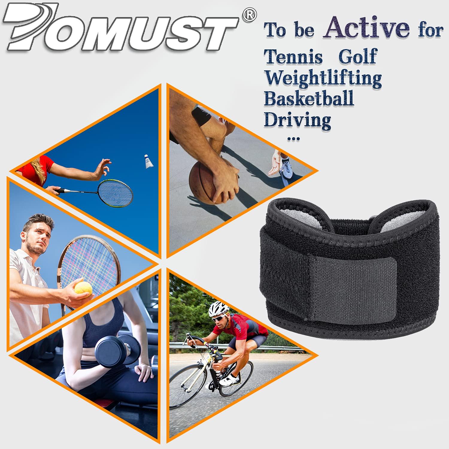 TOMUST Tennis Elbow Brace - Adjustable Forearm Support Band with Gel ...