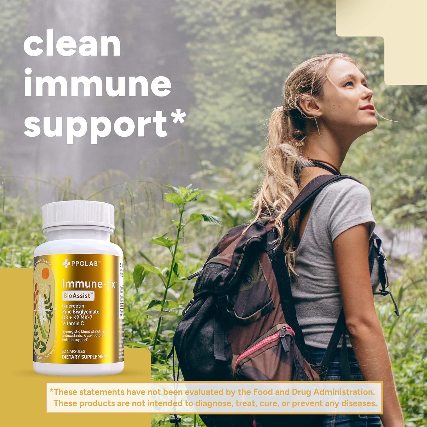 PPO Lab - BioAssist Immune-Fx Immune Boosters for Adults Immune System ...