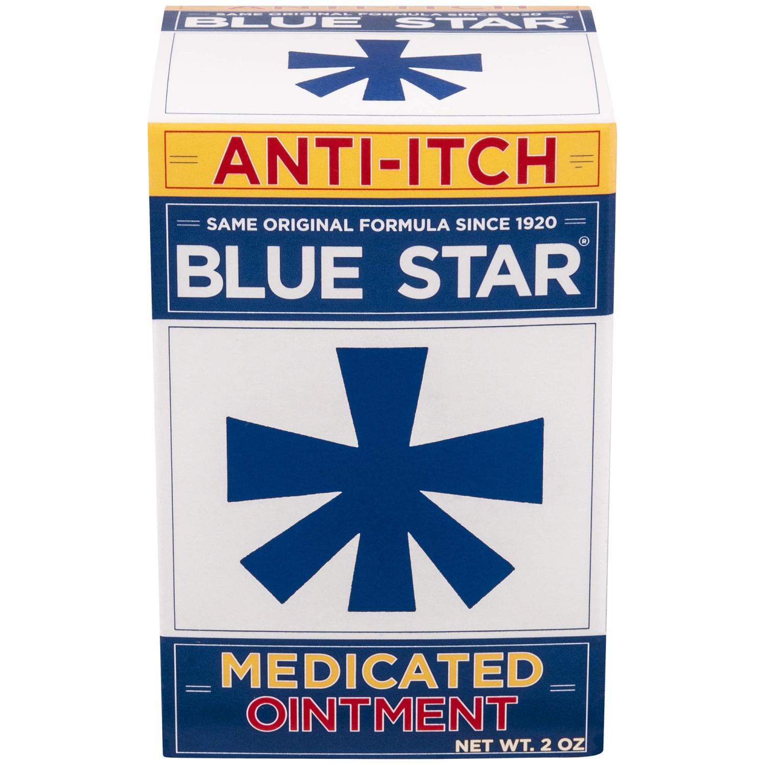 Blue Star Ointment 2 oz - Fast Relief for Itchy Skin (1 Pack) | Buy Now ...