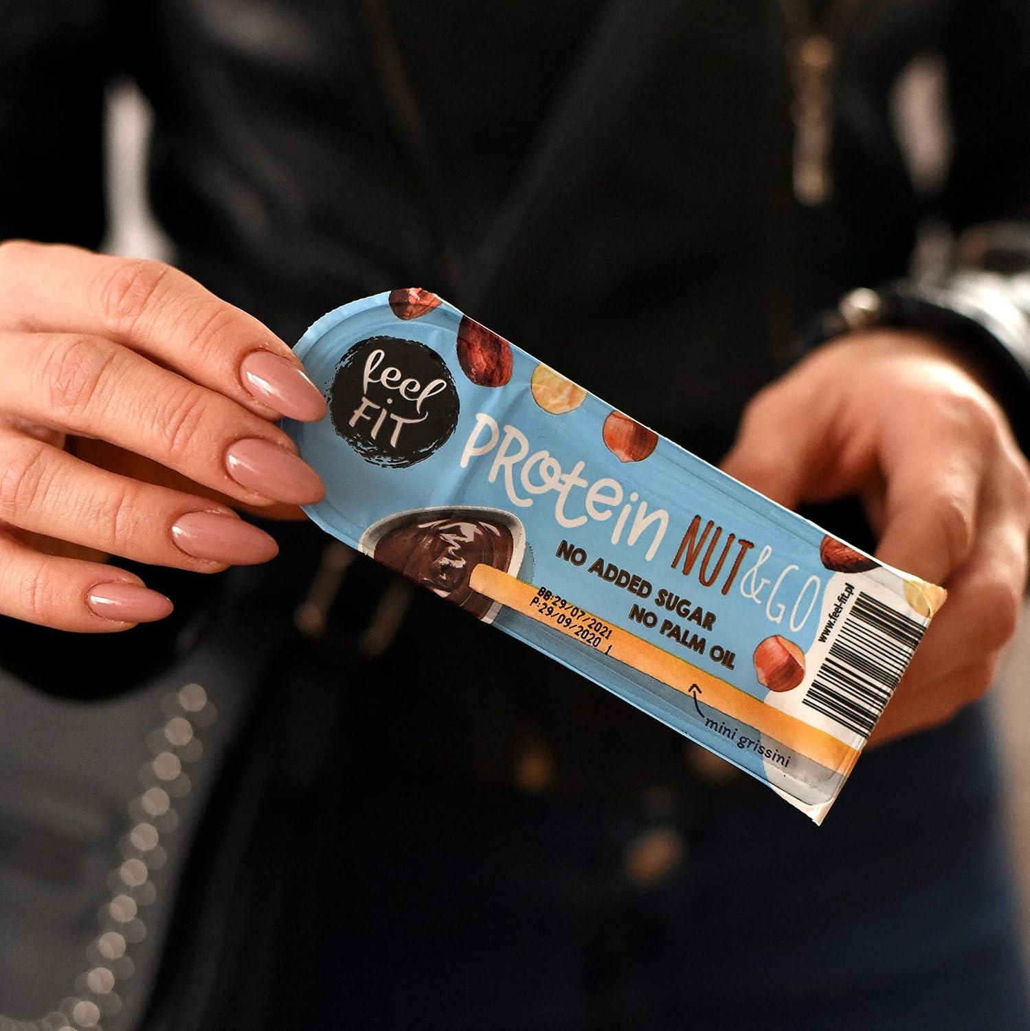 Feel Fit Protein Grissini - Sugar-Free Hazelnut Cocoa Cream & Crispy ...