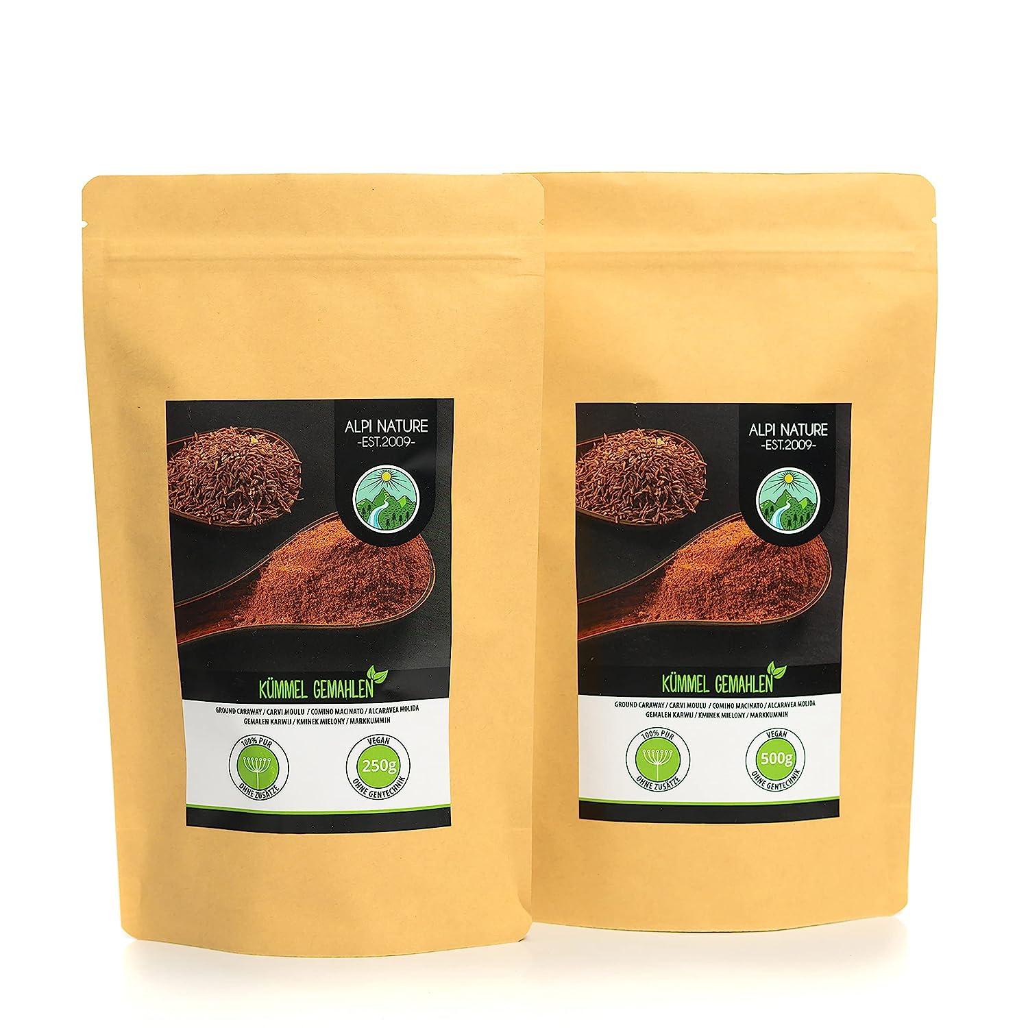 Organic Ground Caraway Seeds - 1.1lb (500g) | Pure Caraway Powder ...