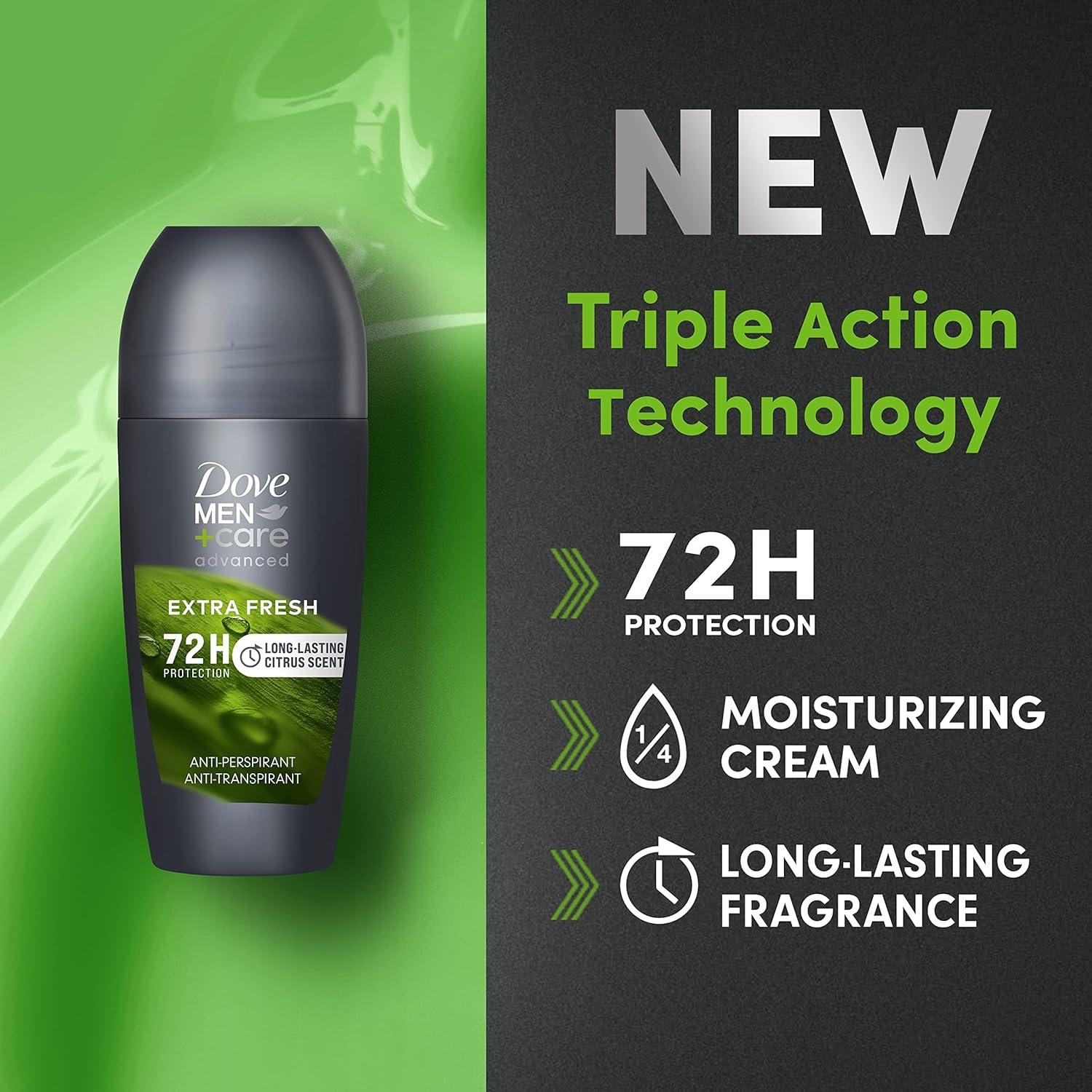 Dove Advanced Extra Fresh Antiperspirant Deodorant Roll On deodorant ...