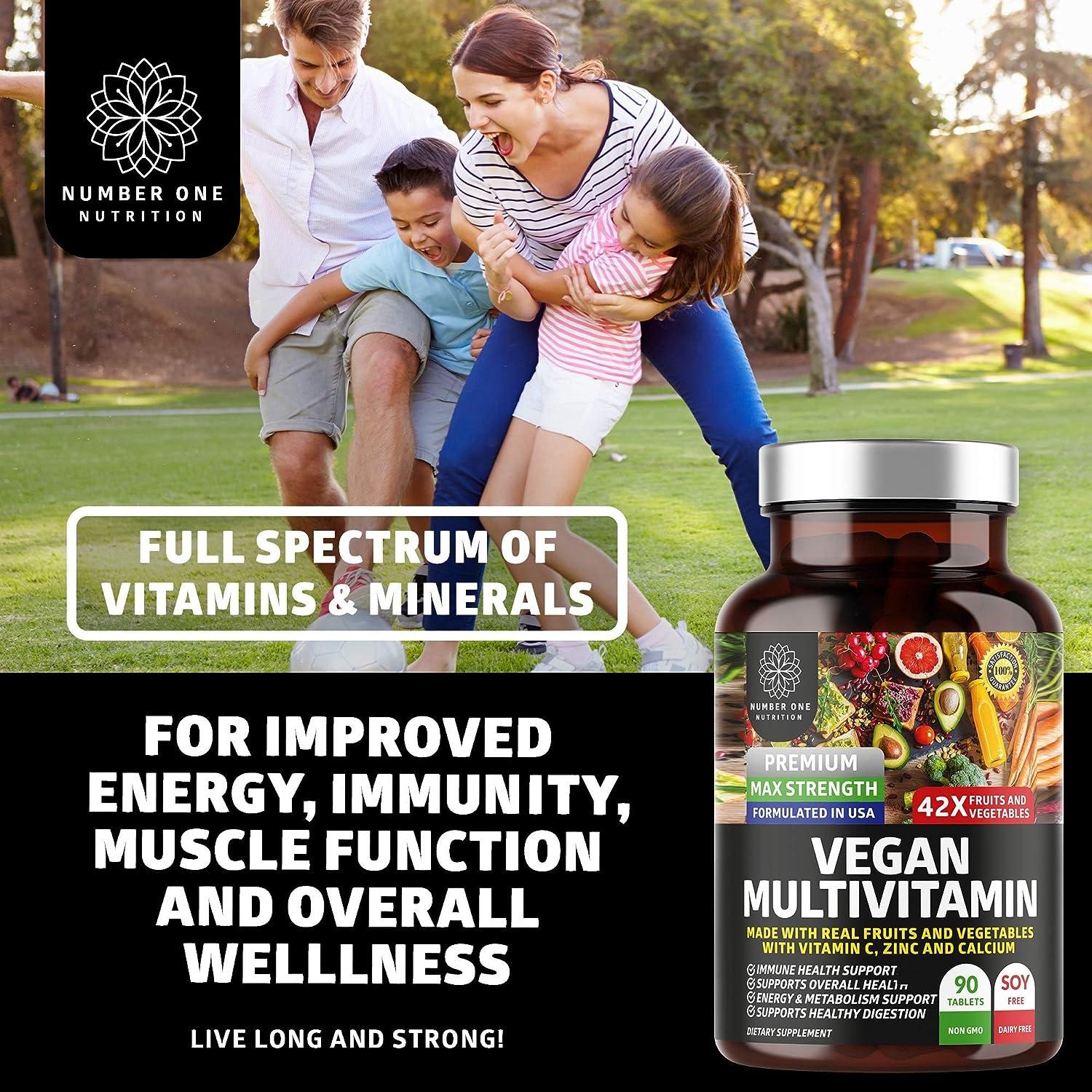 N1N Premium Plant Based Multivitamin | 86 Powerful Ingredients for Men ...