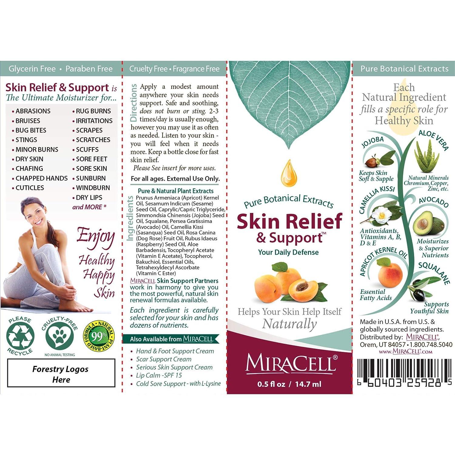 Miracell Skin Relief and Support 0.5 Fl Oz - Soothing Relief in a ...