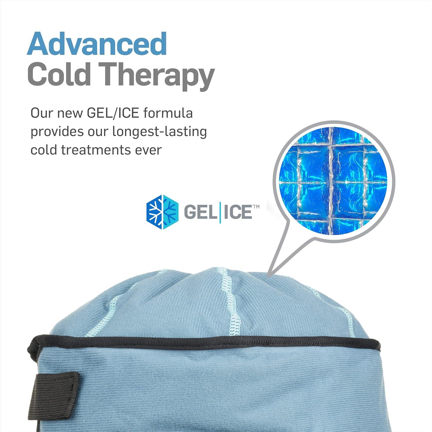 NatraCure Migraine Relief Cooling Gel Ice Cap - Reusable Comfort Cap ...