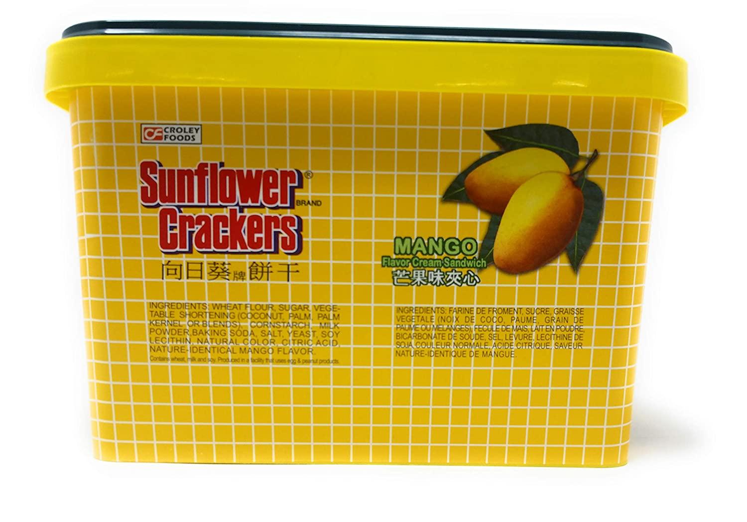 Sunflower Crackers Mango Flavor Cream Sandwich 28.3oz (800g) - Pack of ...