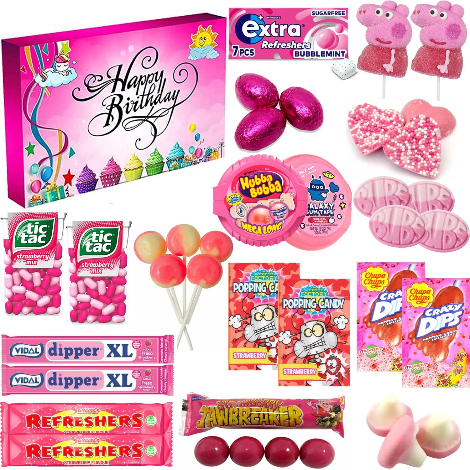 Retro Sweets & Chocolate Mixed Gift Hamper Box | Sweet treats ...