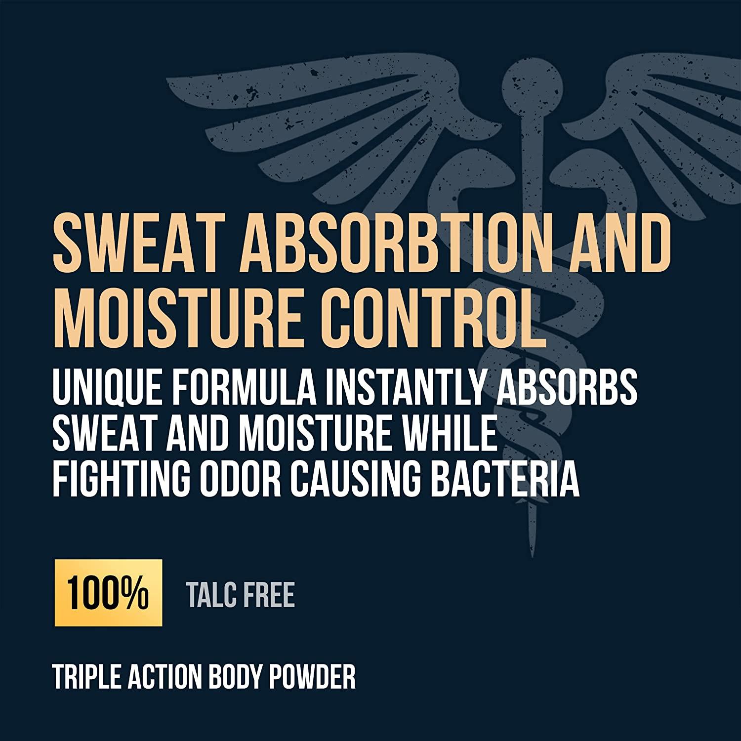 Certain Dri Body Powder 8 oz (2 Pack) - Anti Chafing, Anti Itch, Talc ...