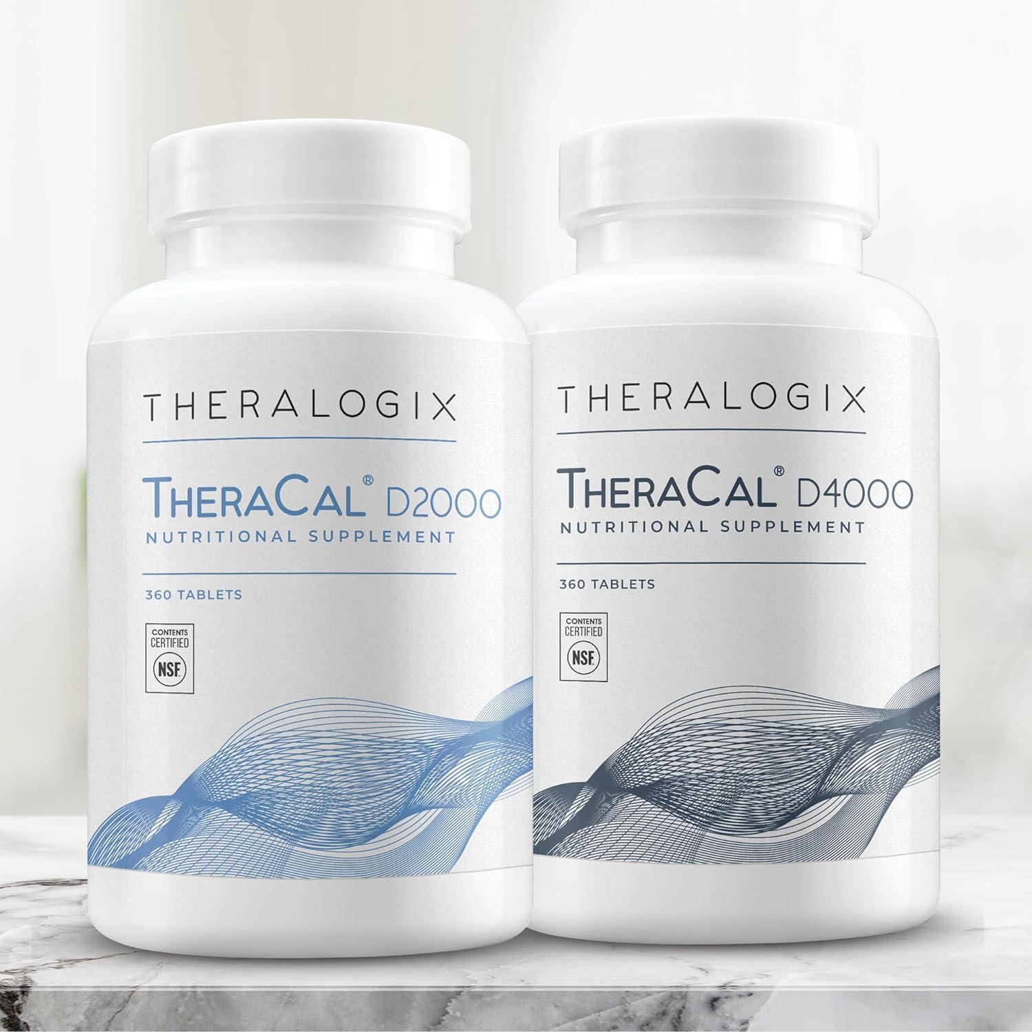 Theralogix TheraCal D2000 - Bone Health Support Supplement - 360 ...