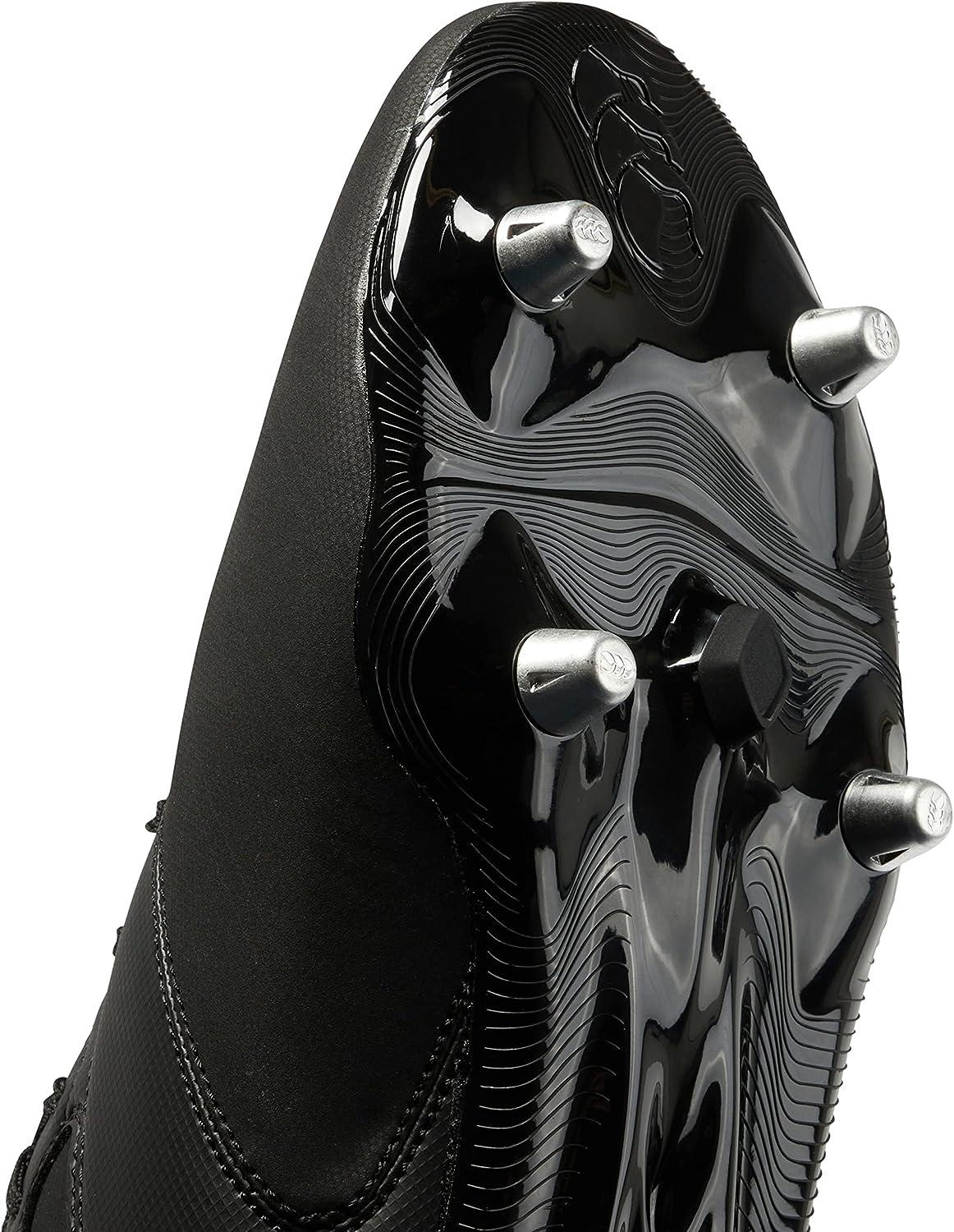 Canterbury Unisex Rugby Boots - Size 10.5 Men/10.5 Women, Black/White ...