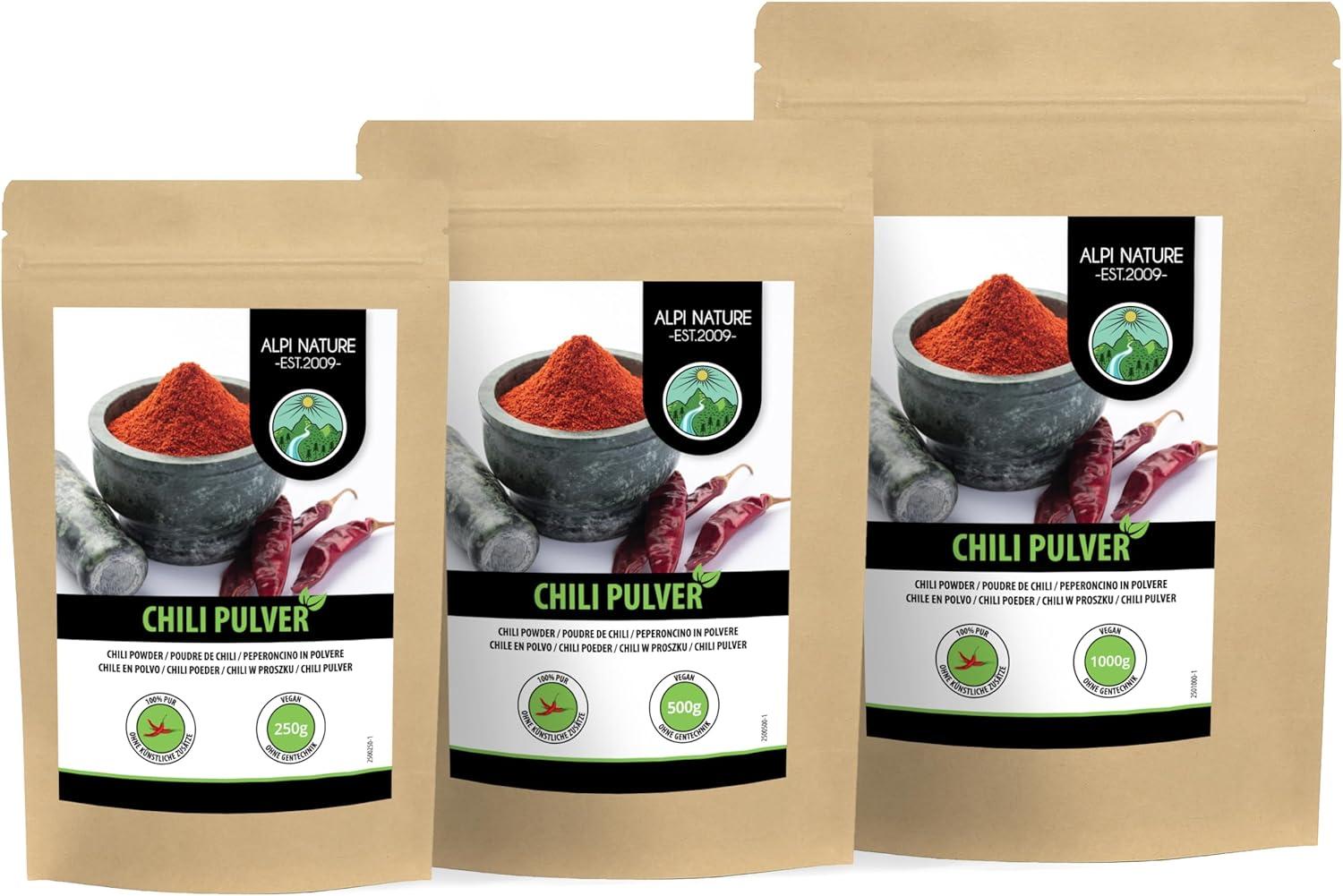 Chili powder (250g 8.8oz) ground chili peppers 100% natural and without ...