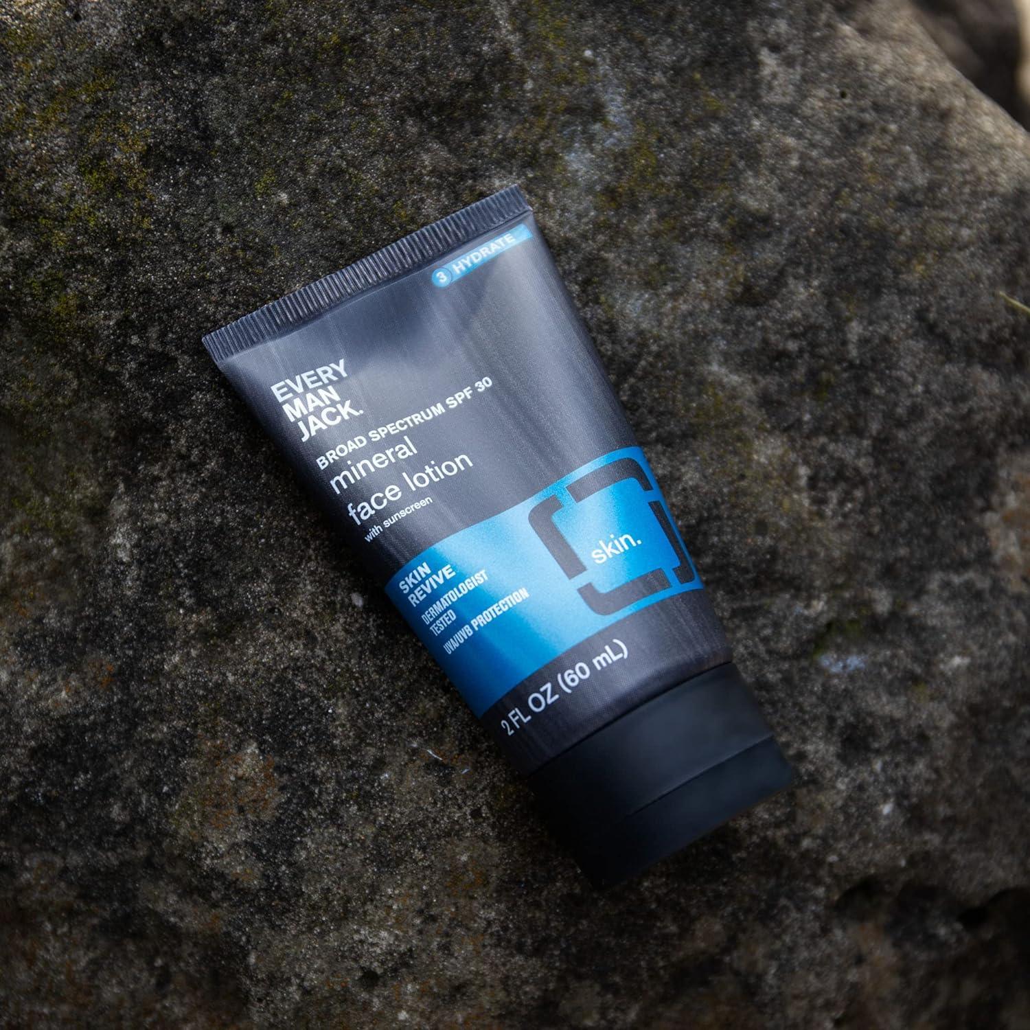 Every Man Jack Men's Mineral Face Lotion SPF 30 Sunscreen - 2FL Oz 2 ...