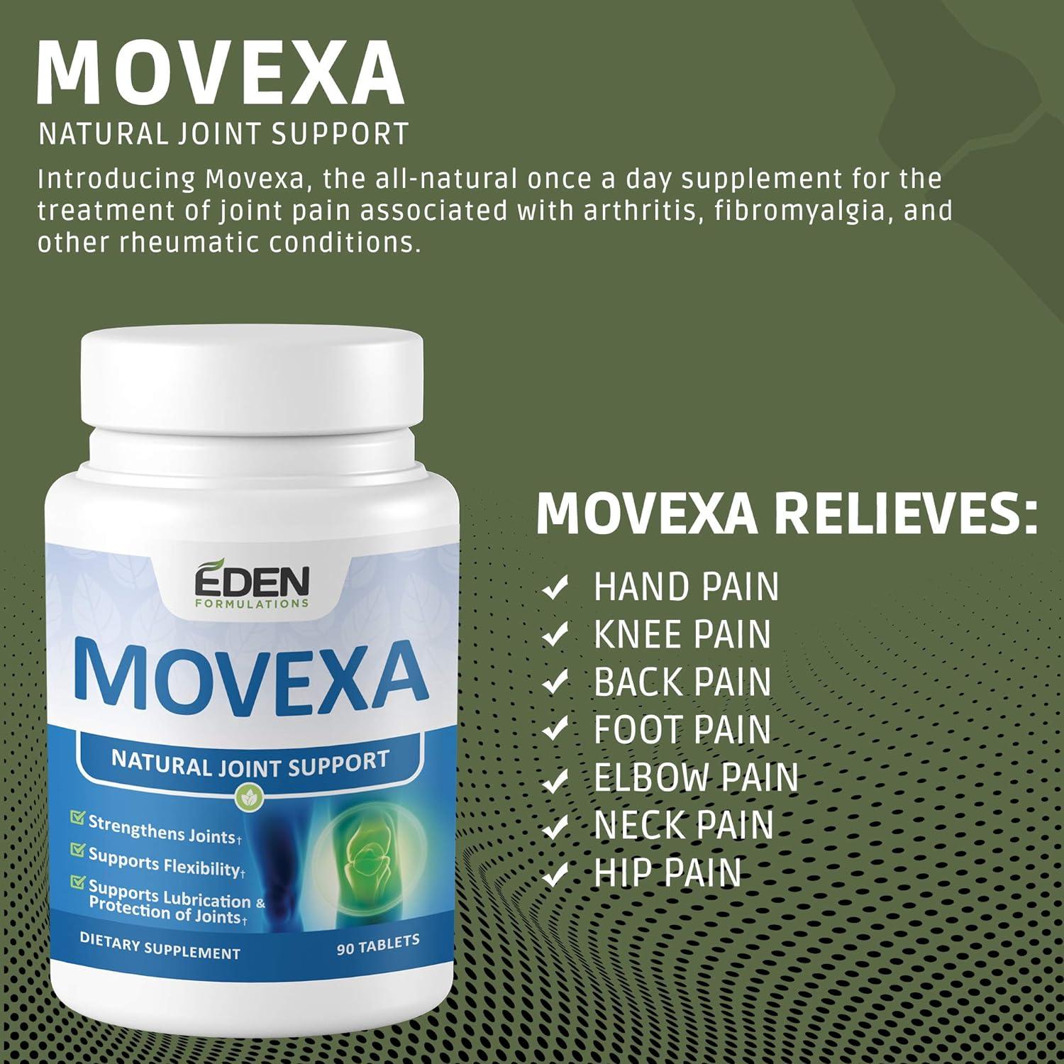 Eden Formulations Movexa Natural Joint Support - Daily Dietary ...