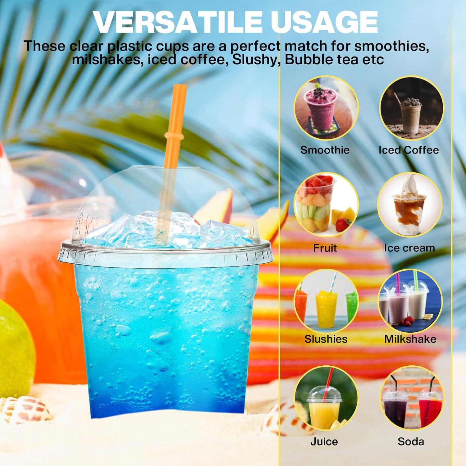 plastic milkshake cups