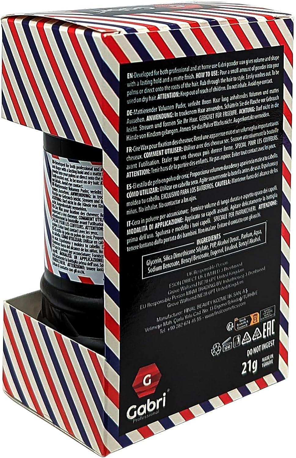 Gabri Professional Matte Look Styling Powder - Natural Lasting Hold ...