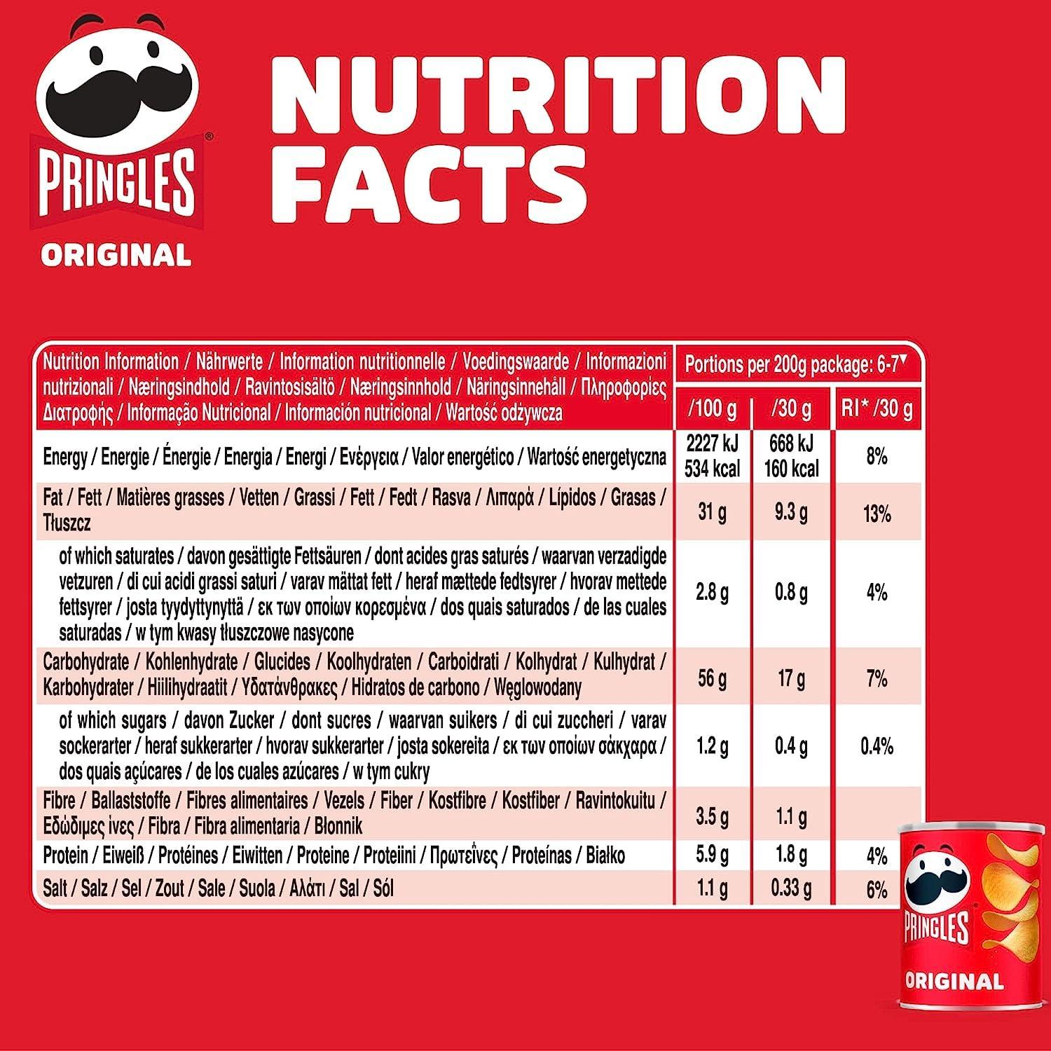 Pringles Original 40g (24 Pack) - Irresistible Snack Classic ...