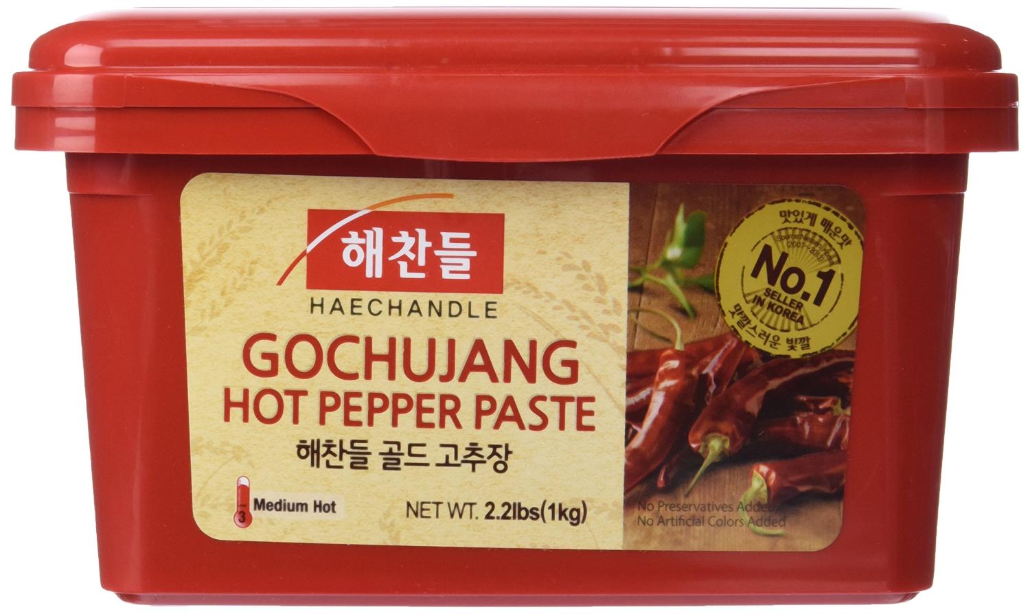 Haechandle Gochujang Hot Pepper Paste 2.2 Lb (1 Kg) Value Size Tub | Buy Now with Express ...